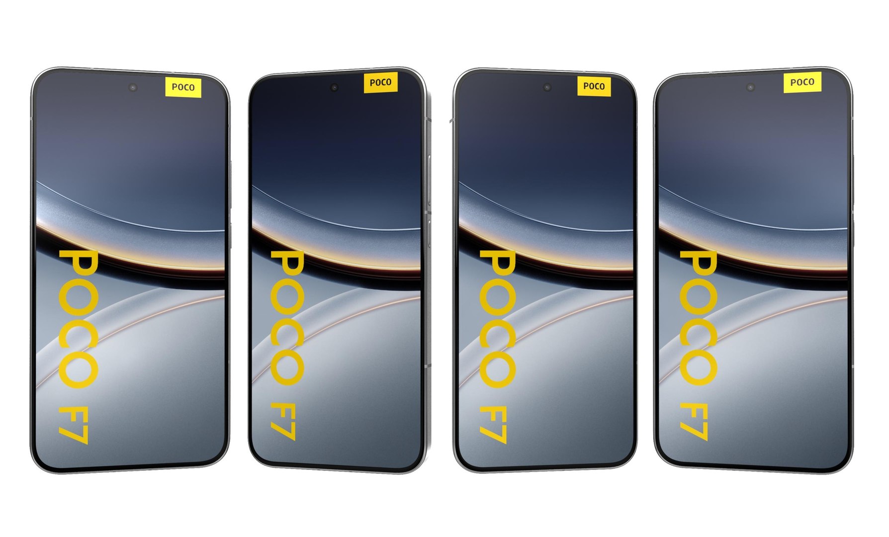 Xiaomi Poco F7 5G Silver Edition Model - TurboSquid 2424033