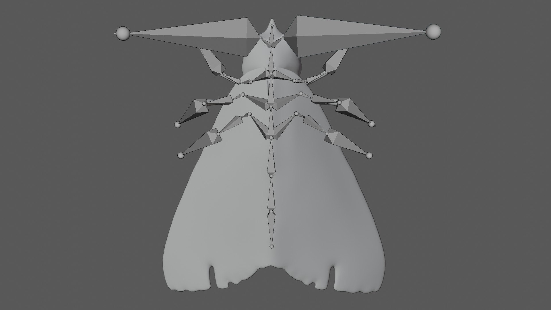 Fully Rigged Low Poly Moth 3D Model - TurboSquid 1761622