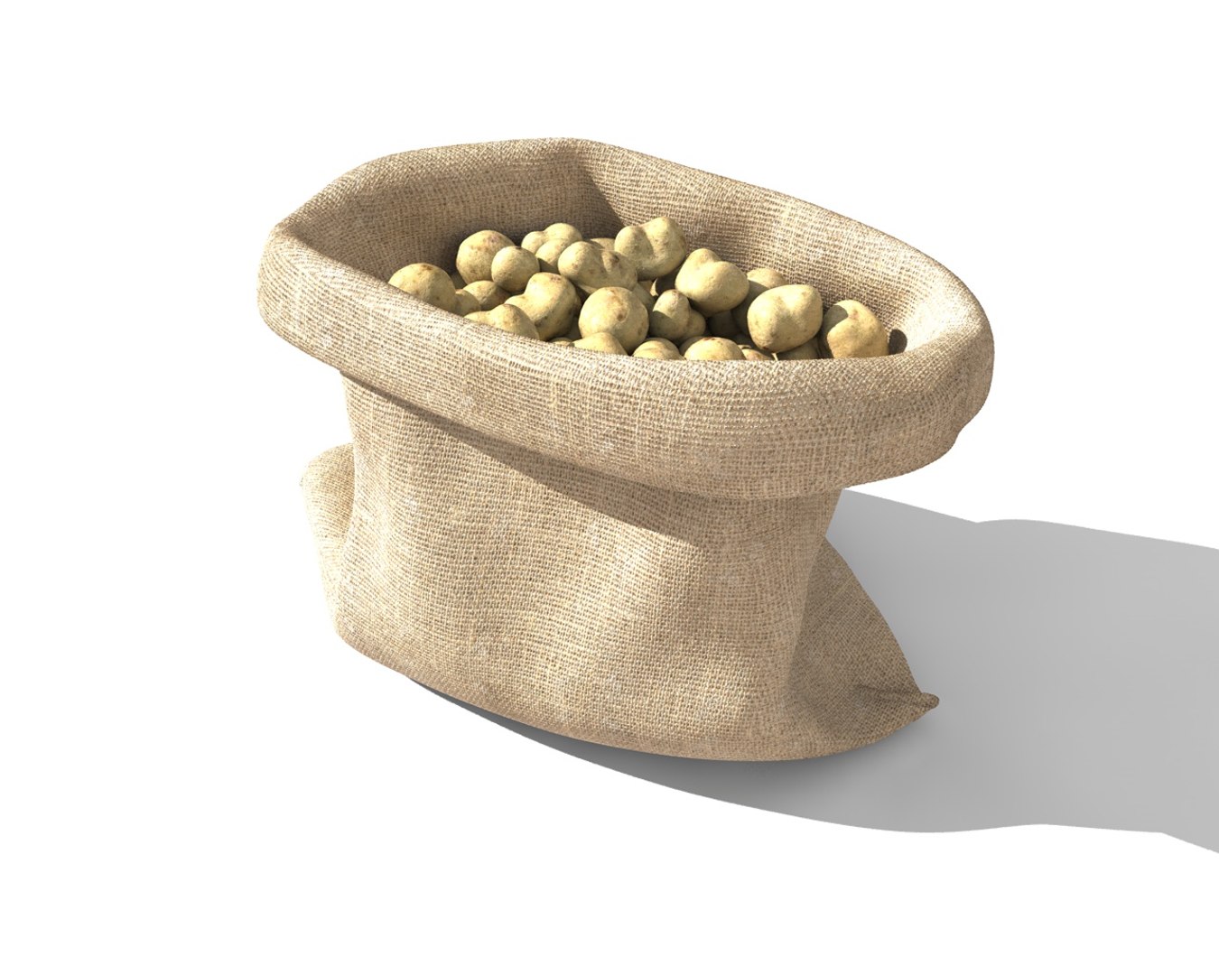 Potato sack 3D model - TurboSquid 1552110