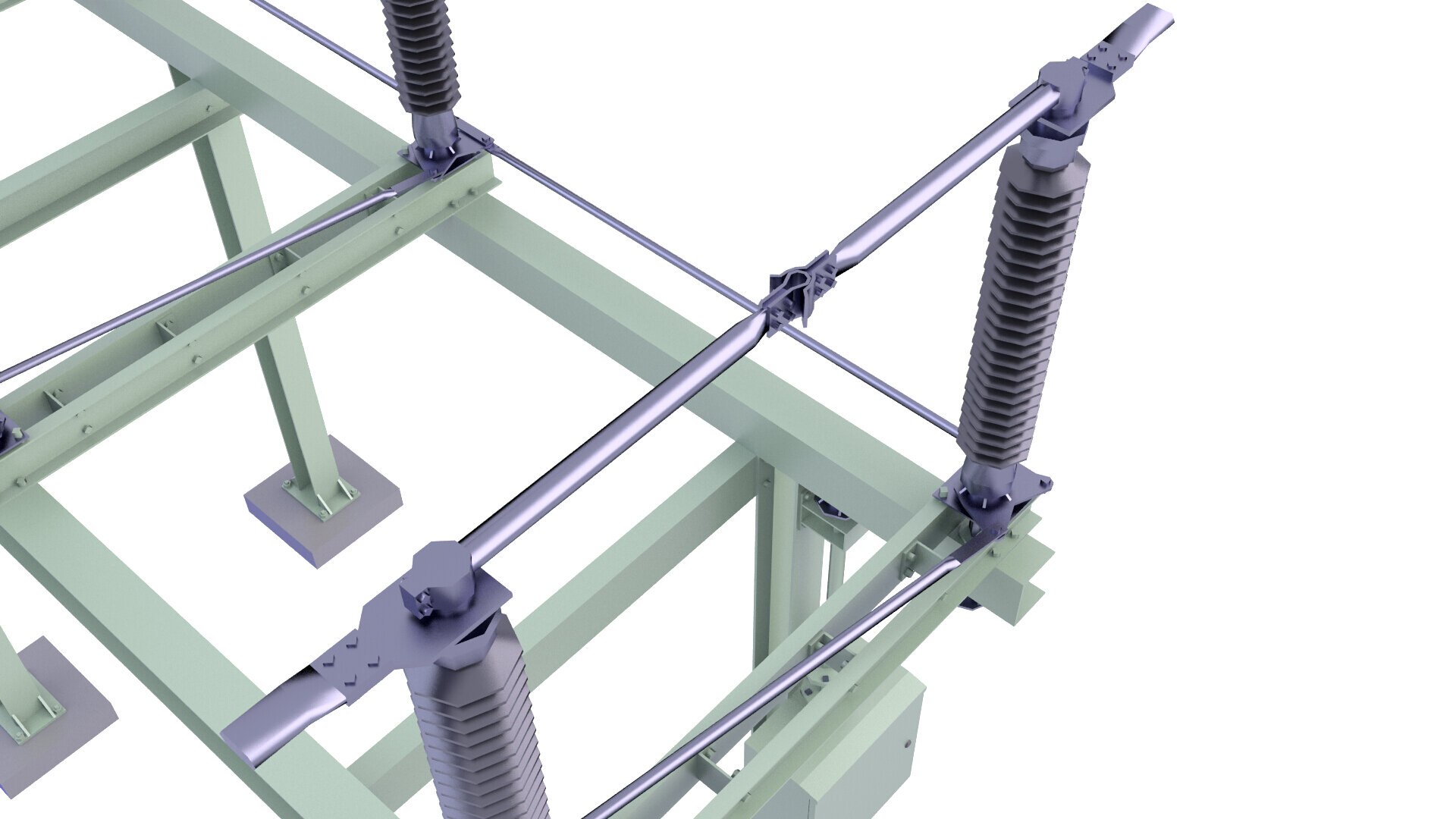 Substation Center Break Disconnector Low Poly 31 3D Model - TurboSquid ...