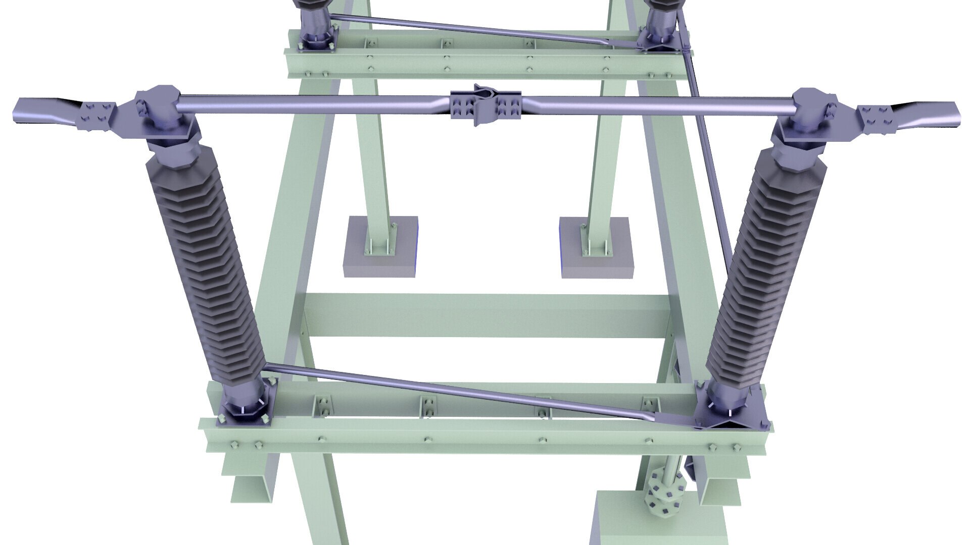 Substation Center Break Disconnector Low Poly 31 3D Model - TurboSquid ...