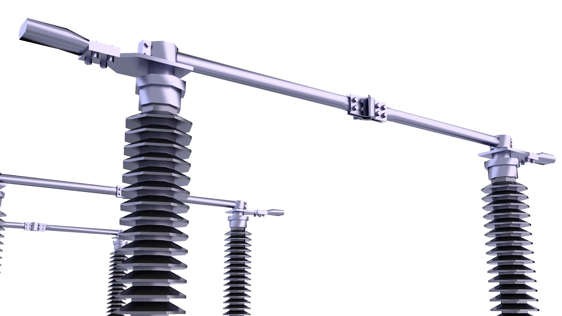 Substation Center Break Disconnector Low Poly 31 3D Model - TurboSquid ...
