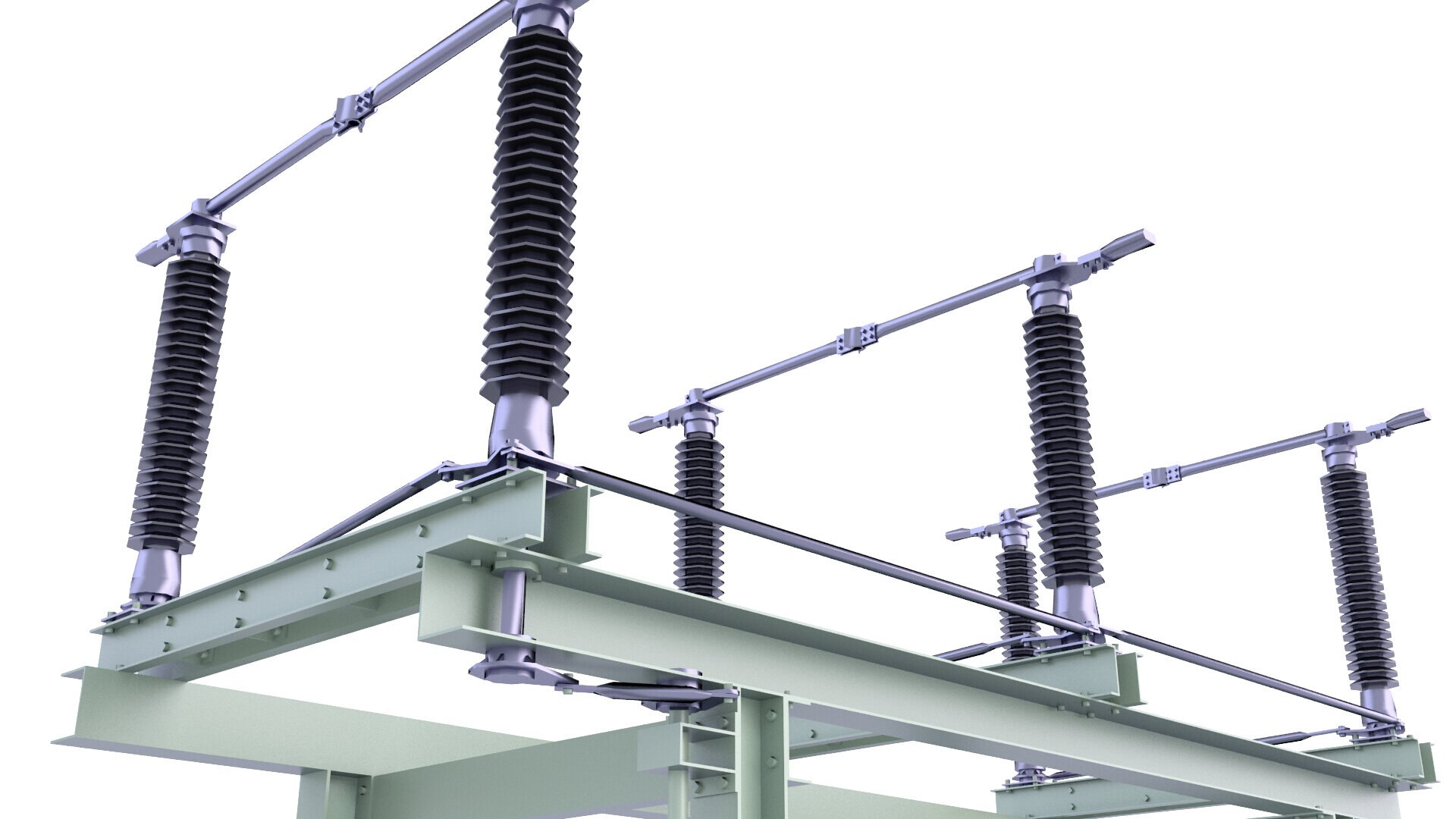 Substation Center Break Disconnector Low Poly 31 3D Model - TurboSquid ...