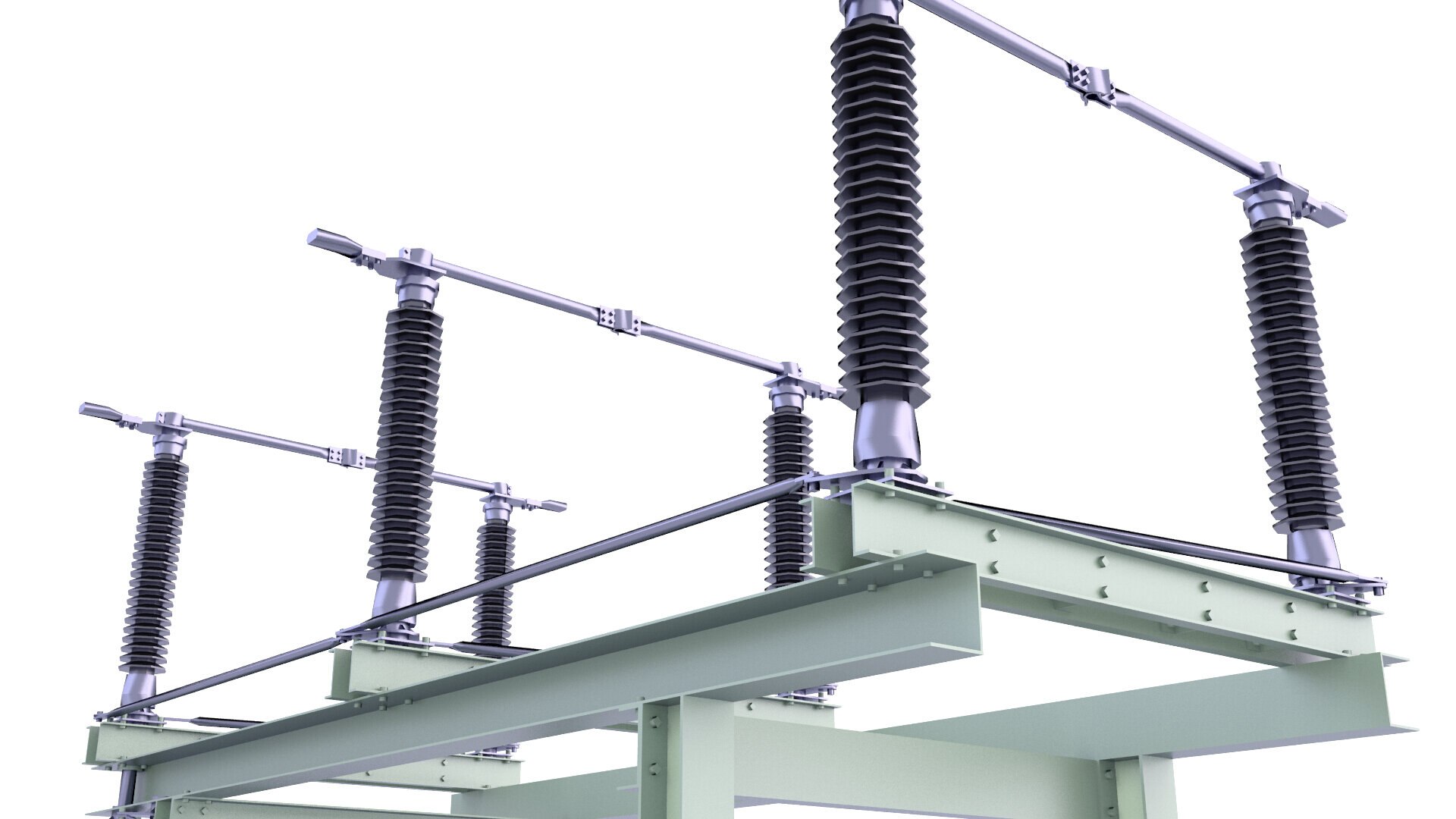 Substation Center Break Disconnector Low Poly 31 3D Model - TurboSquid ...