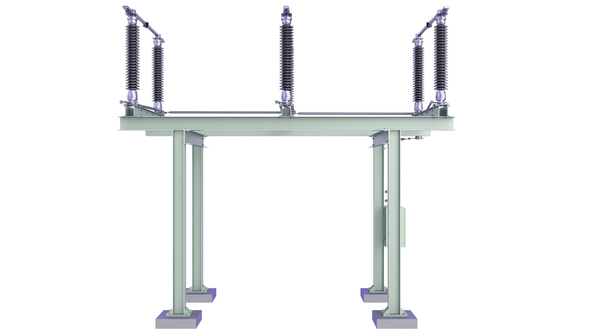 Substation Center Break Disconnector Low Poly 31 3D Model - TurboSquid ...