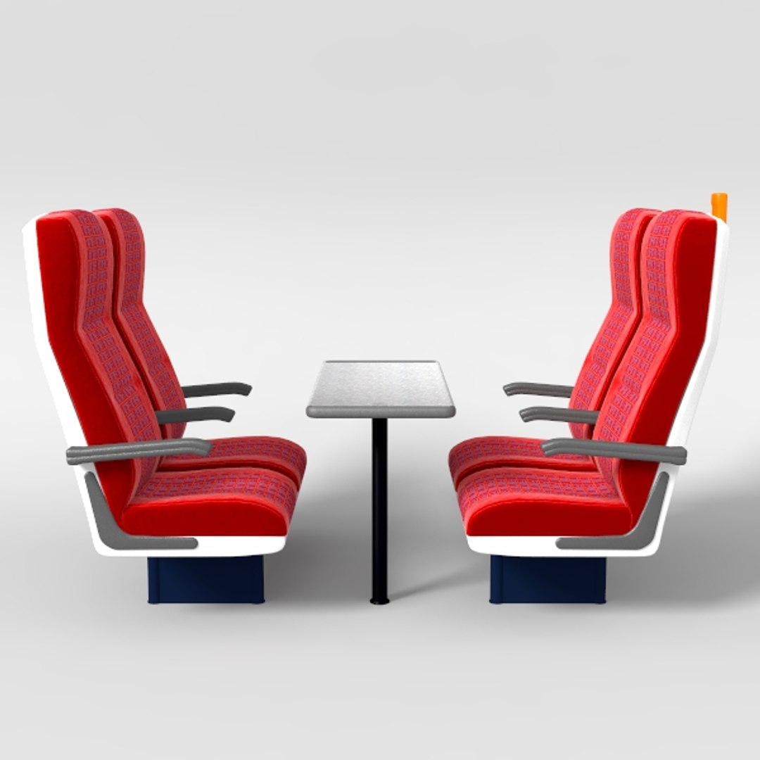 train seat obj