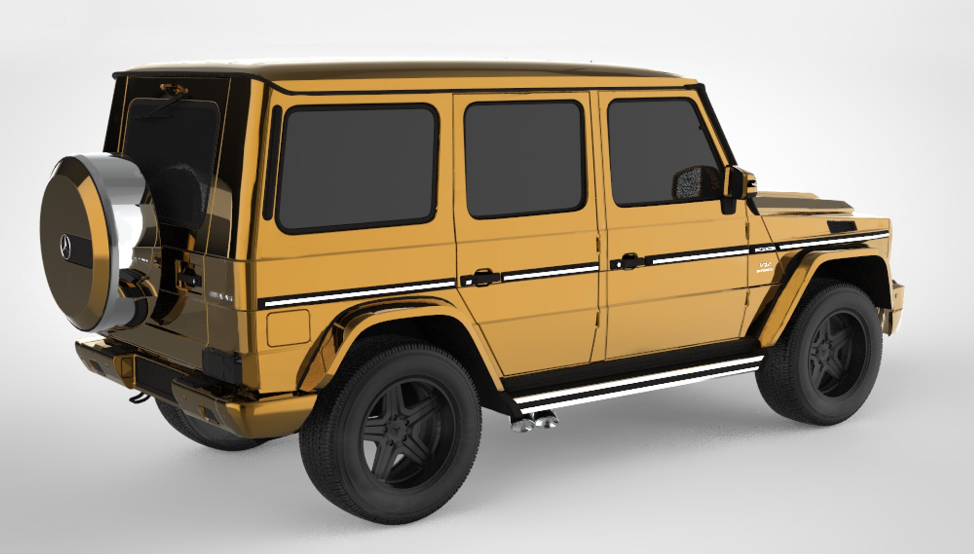 Mercedes-benz G-class 3D Model - TurboSquid 1410205