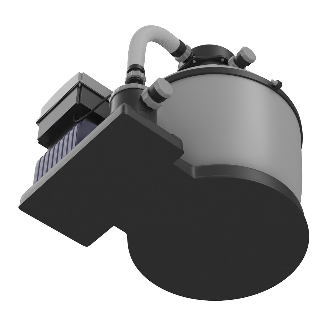 3d Swimming Pool Water Filter Model