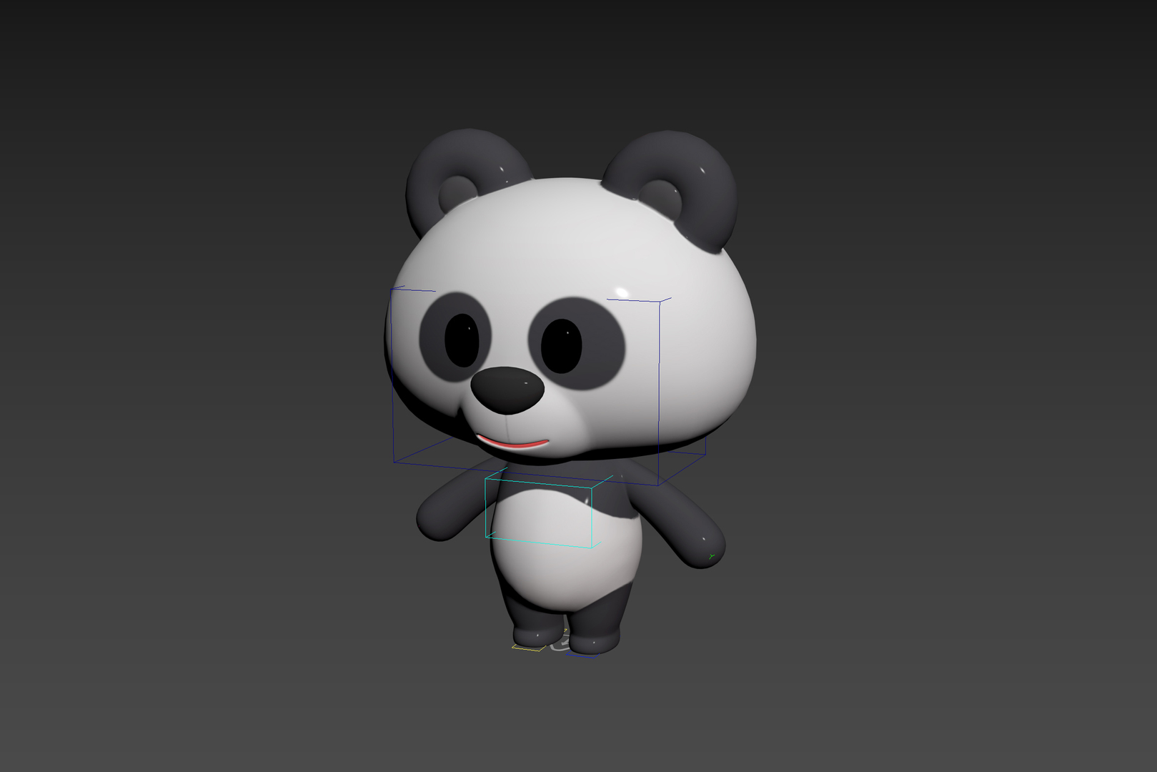 Character129 Rigged Panda 3D model - TurboSquid 1760481