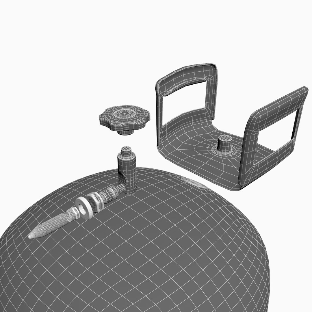 3D Helium Gas Container - TurboSquid 1168450