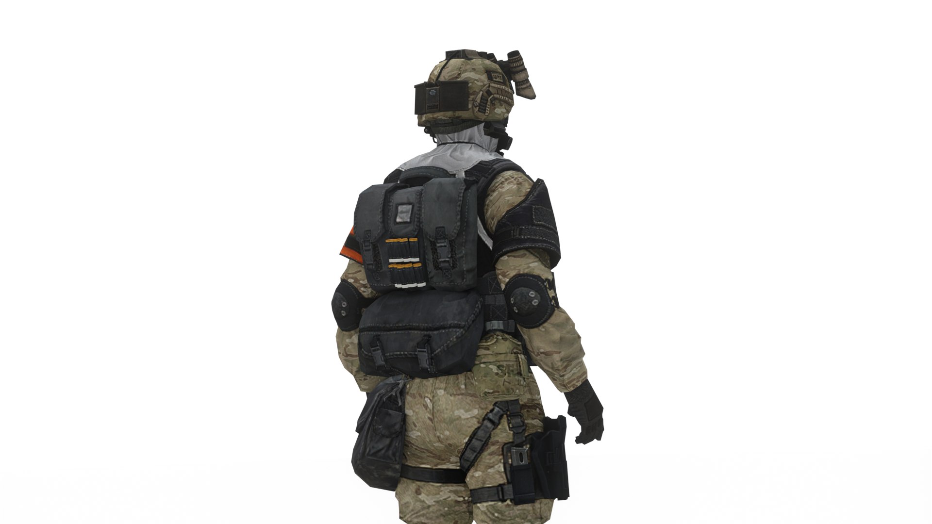 3D Model Tactical Operator High Quality Rigged Military 3D Character ...