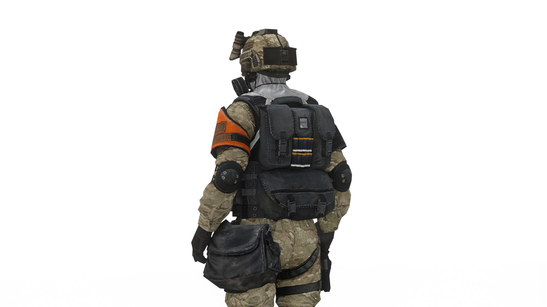 3D Model Tactical Operator High Quality Rigged Military 3D Character ...