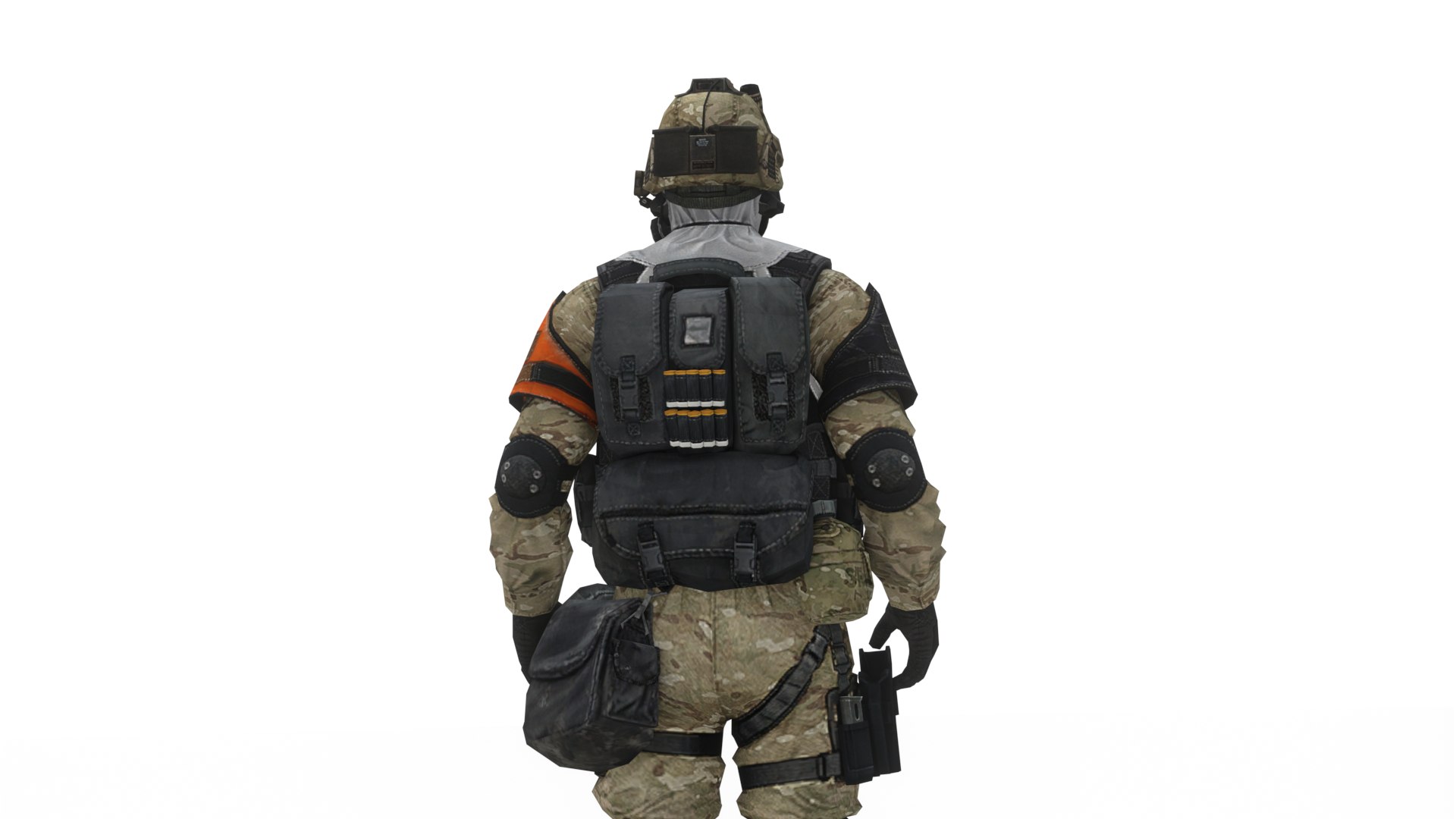 3D Model Tactical Operator High Quality Rigged Military 3D Character ...