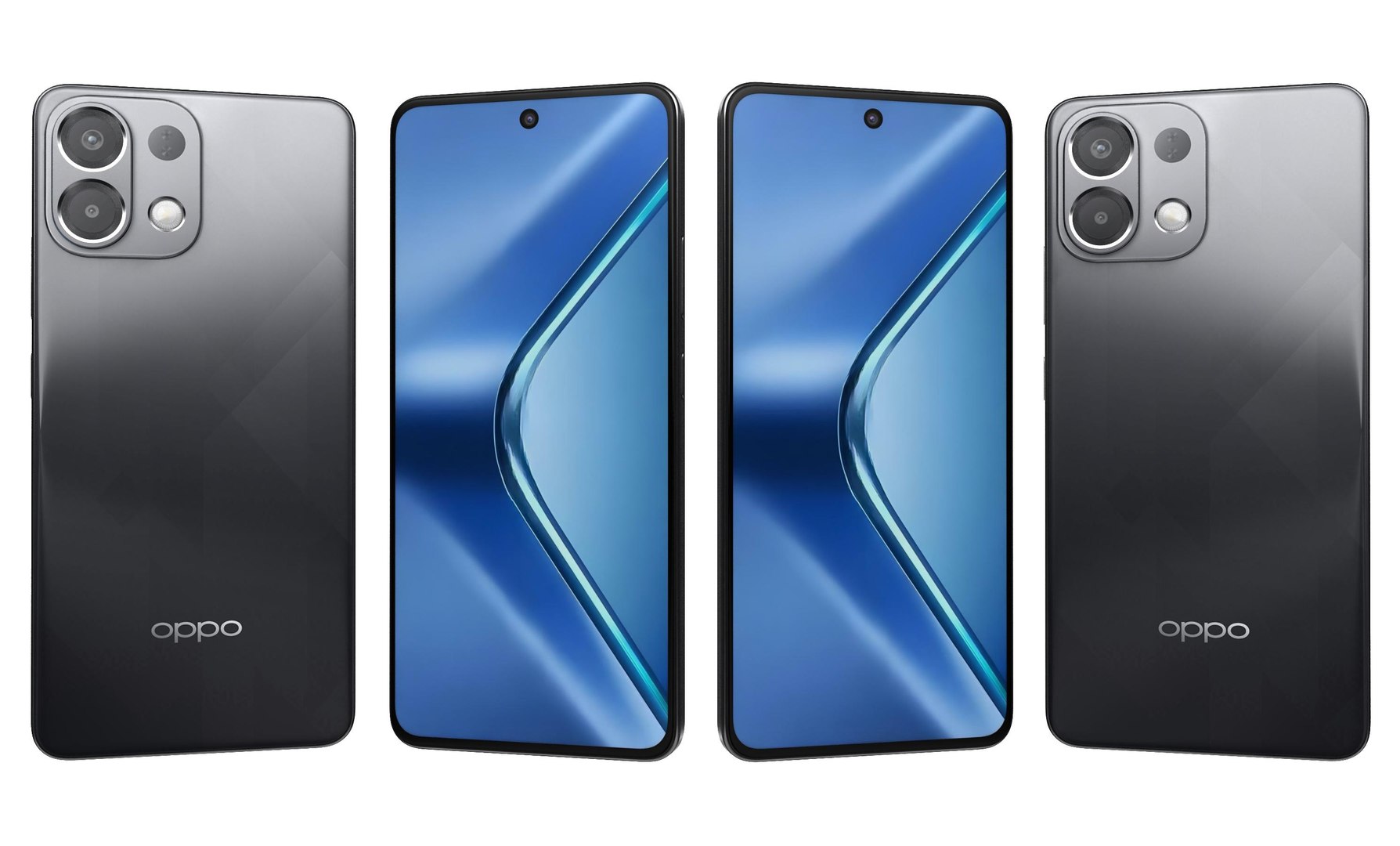 OPPO K13 5G Black And Purple Model - TurboSquid 2395207