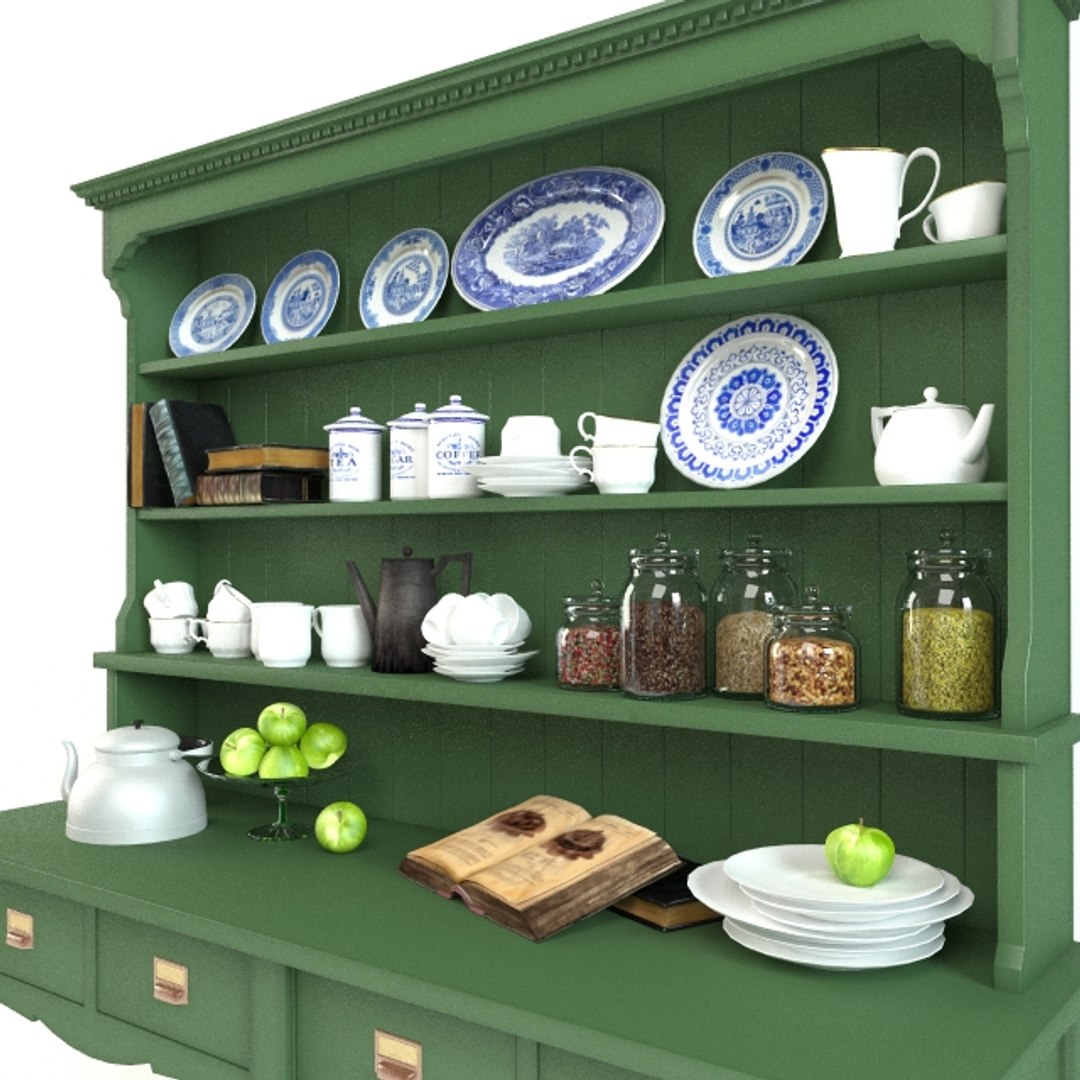 Classic Buffet 3d Model