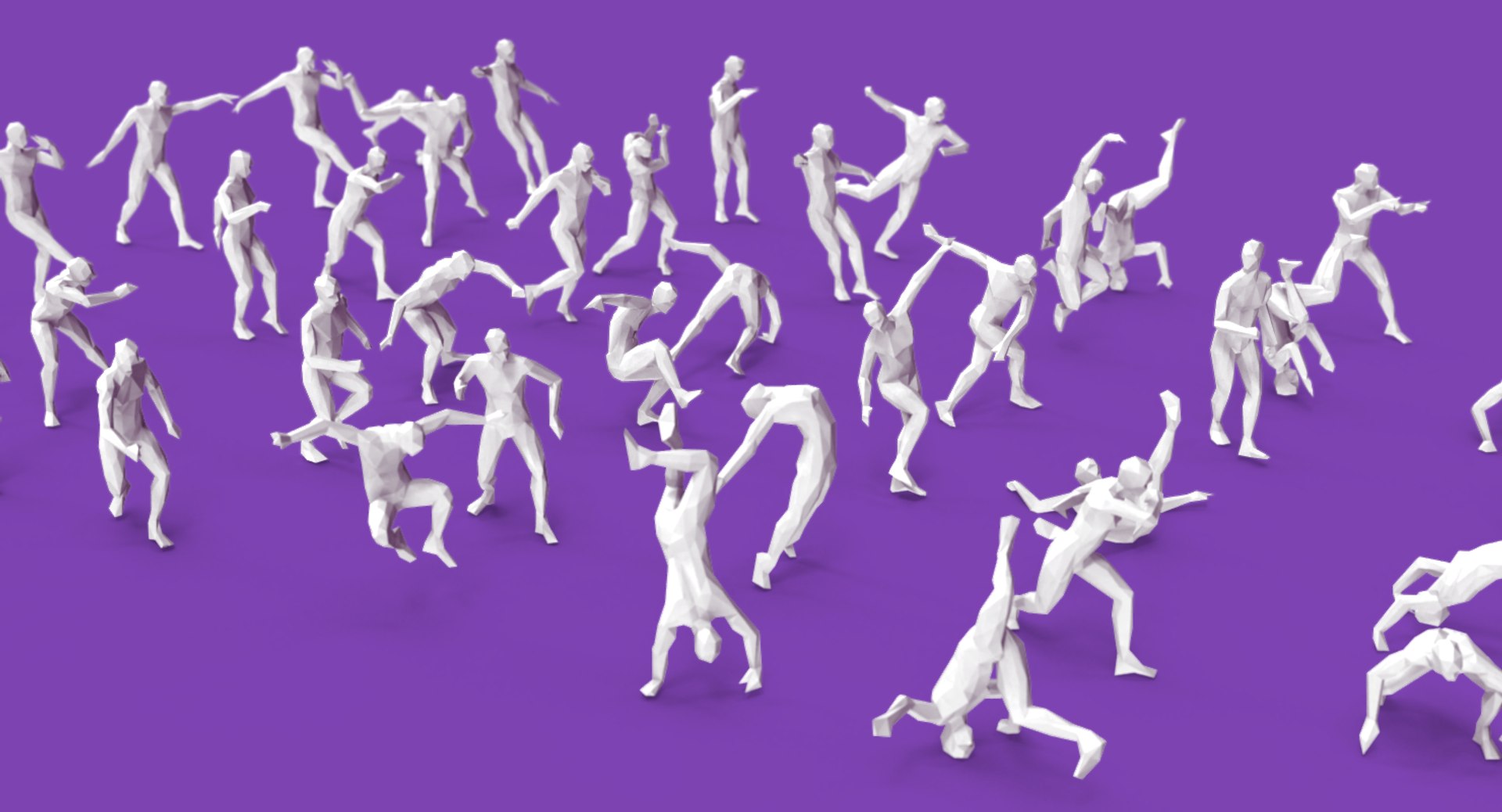 Dancing Poses Human 3D Model - TurboSquid 1243117