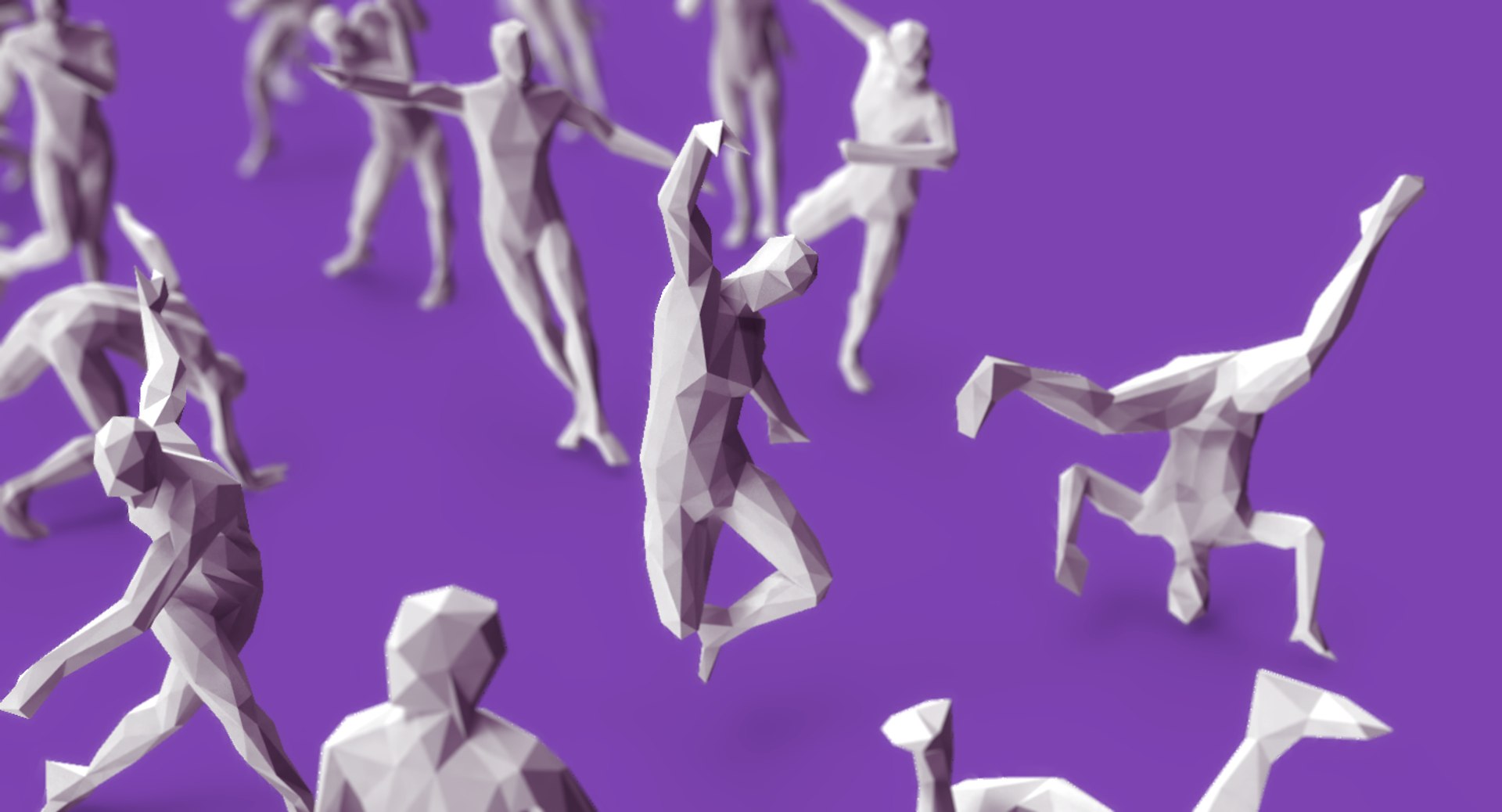 Dancing Poses Human 3D Model - TurboSquid 1243117
