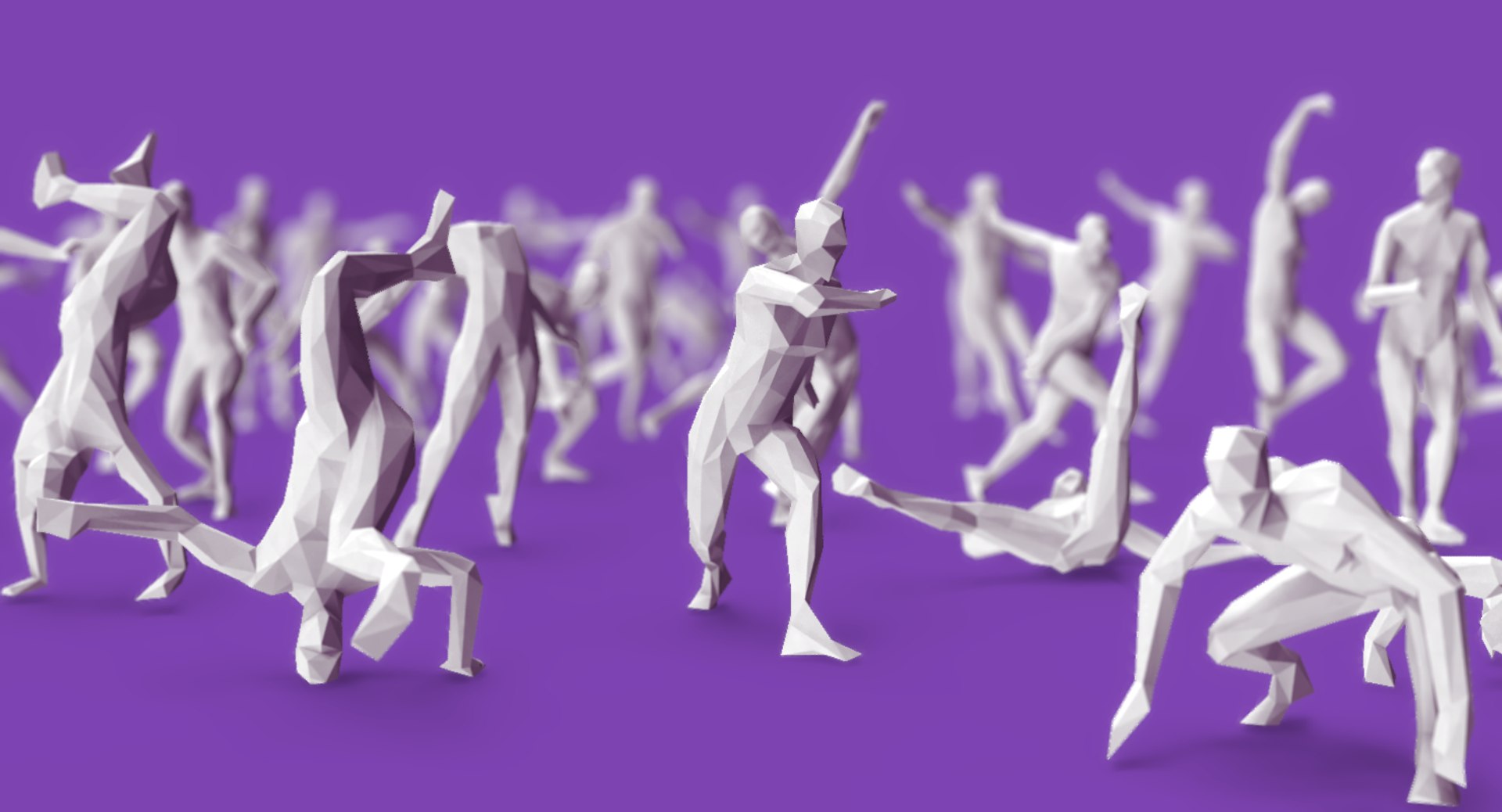 Dancing Poses Human 3D Model - TurboSquid 1243117