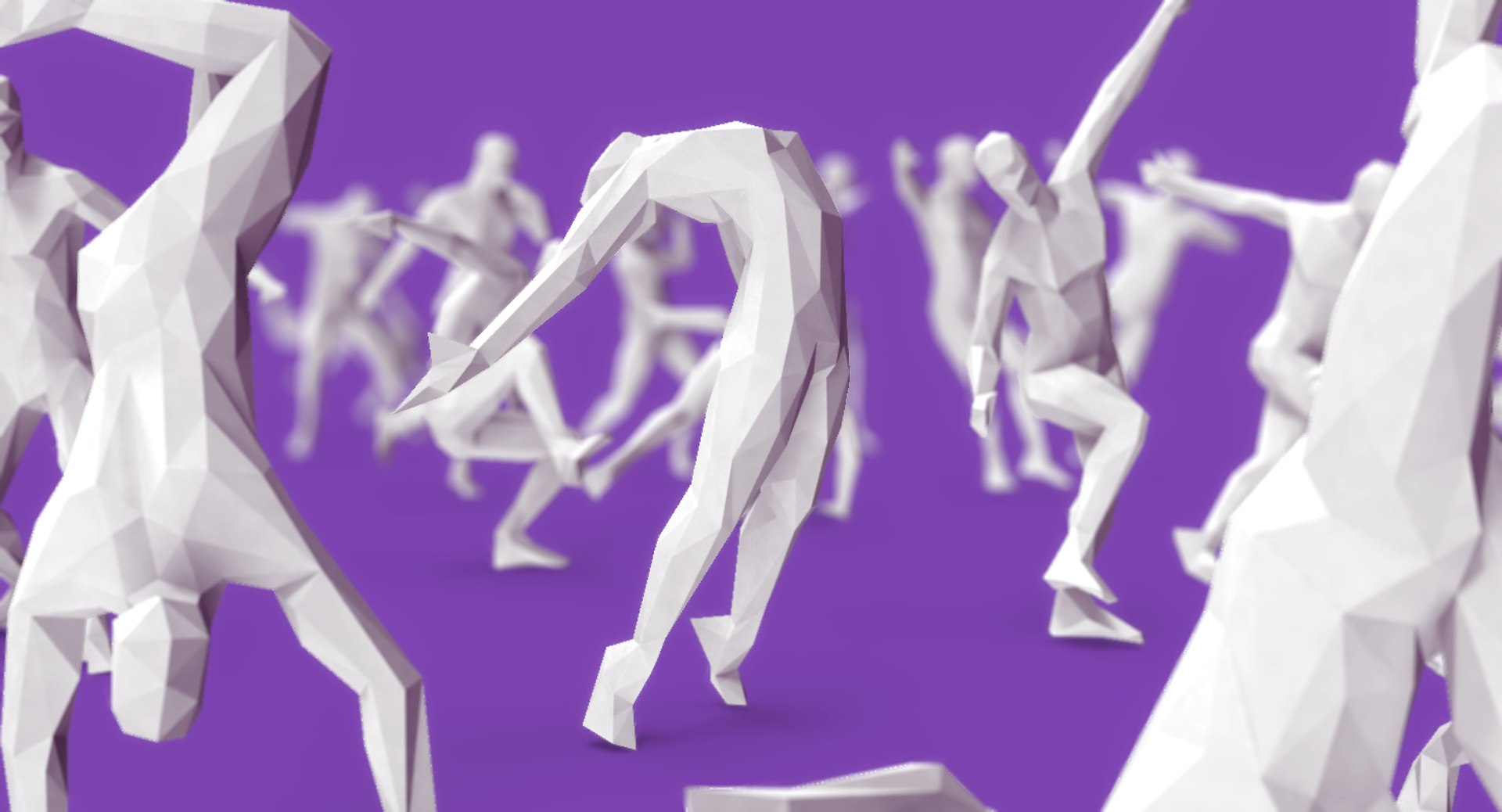 Dancing Poses Human 3D Model - TurboSquid 1243117
