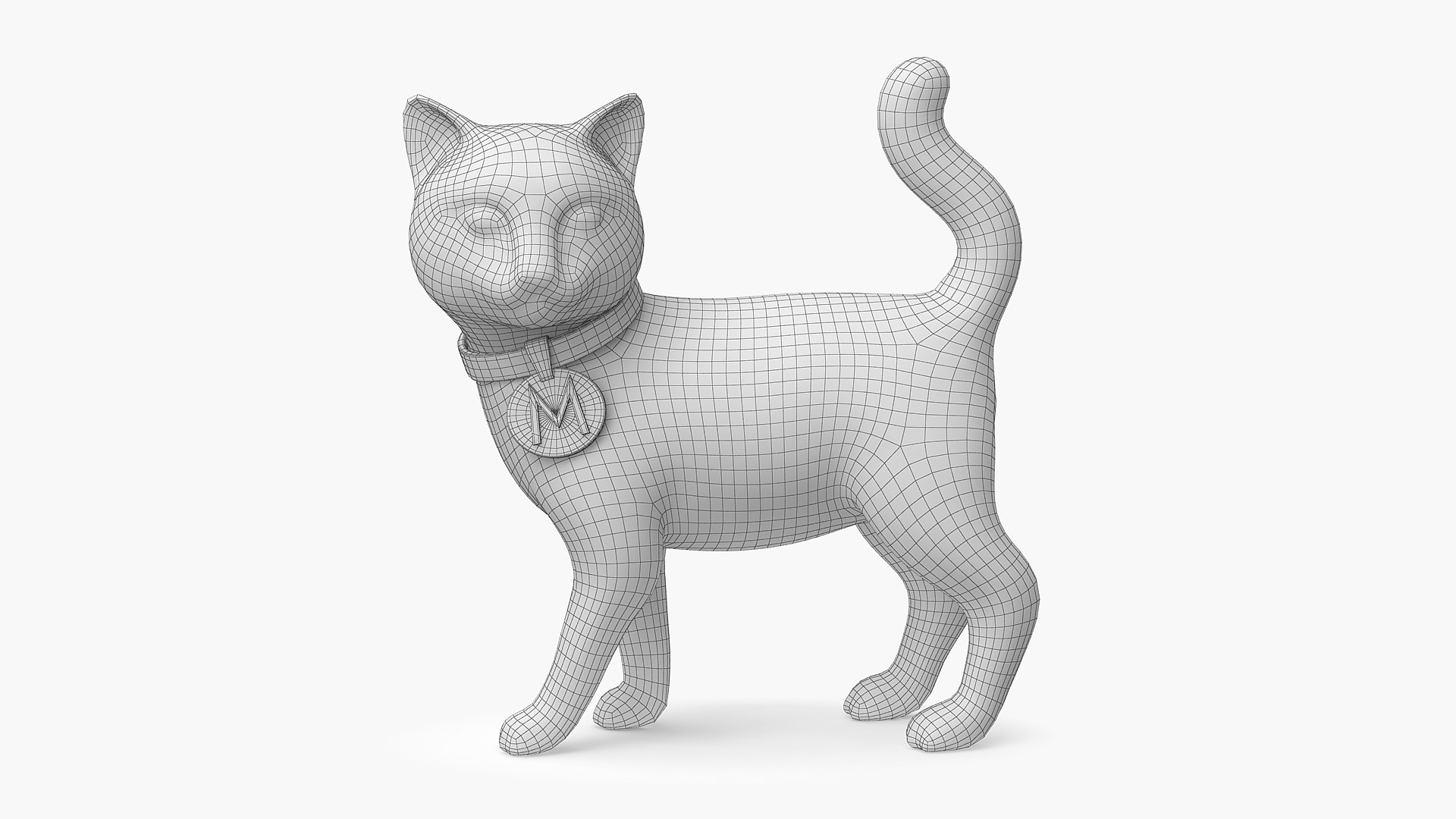 3D Monopoly Cat - TurboSquid 1576819