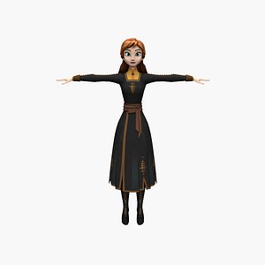 Princess Anna 3D Modelos para Descargar | TurboSquid