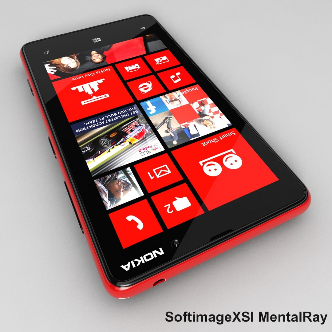 3d max nokia lumia 820