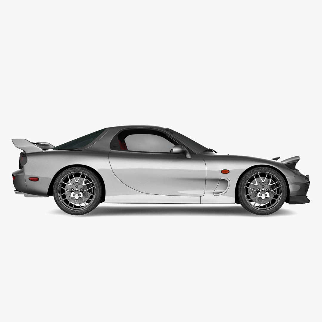 3ds max realistic mazda rx7