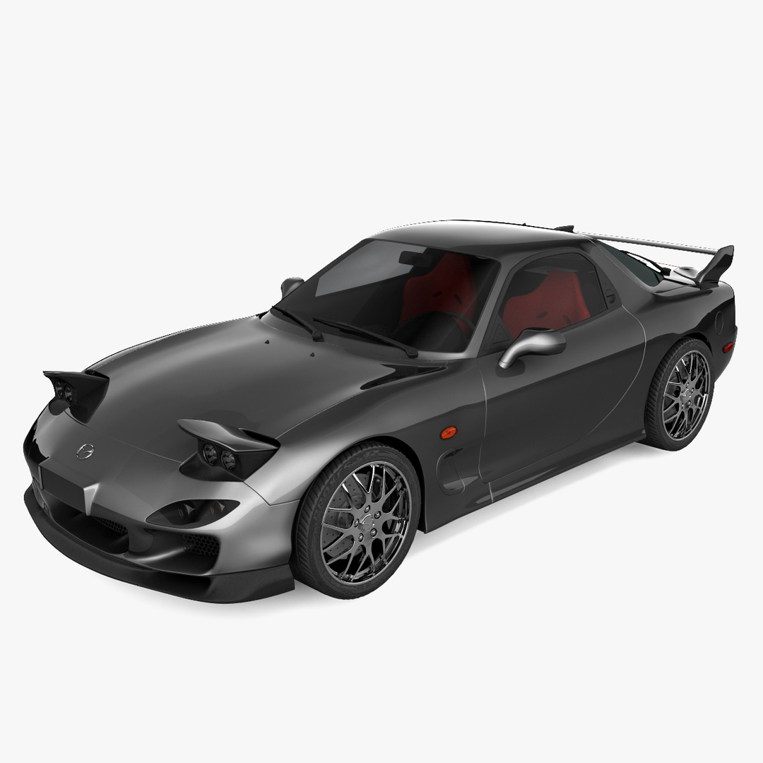 3ds max realistic mazda rx7