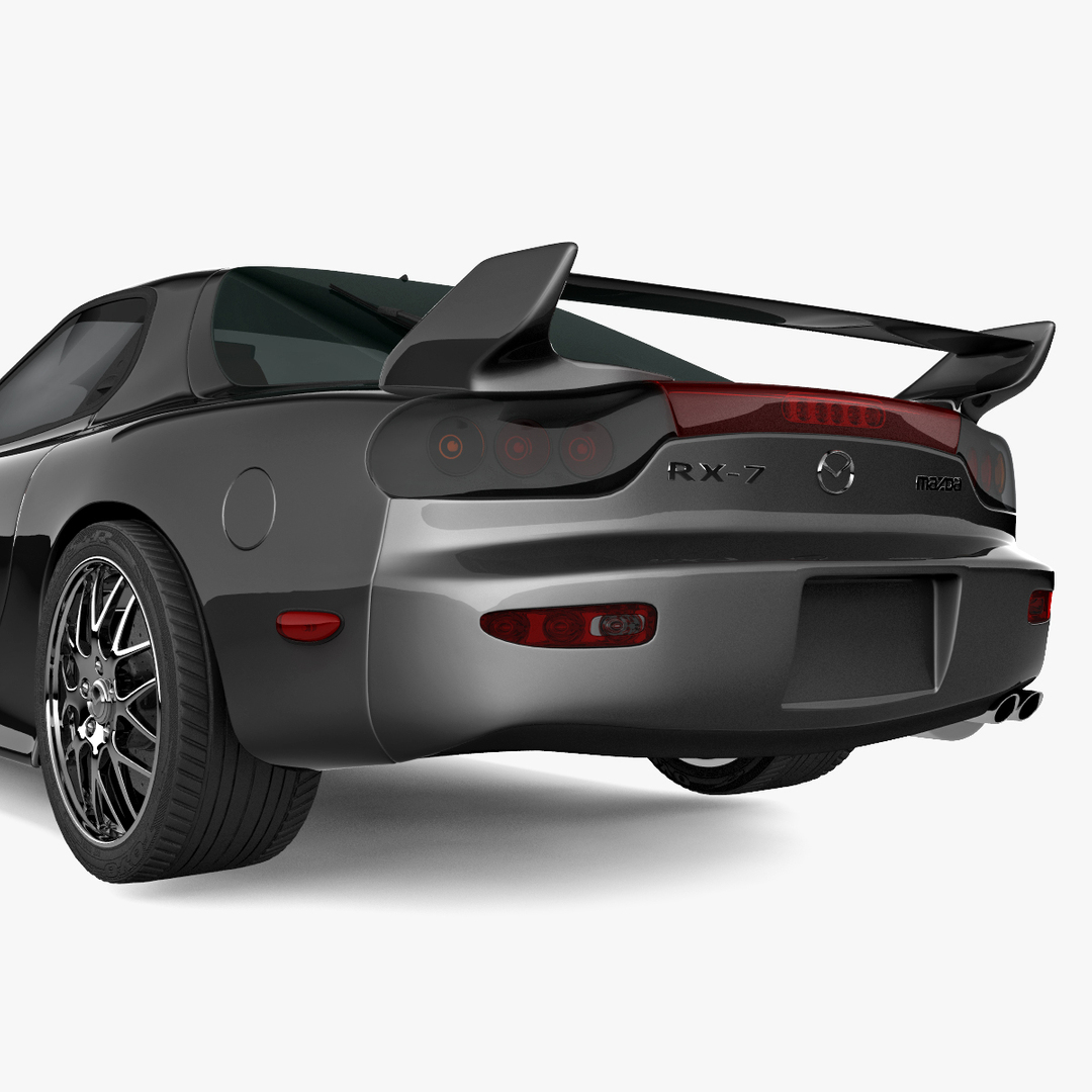 3ds max realistic mazda rx7