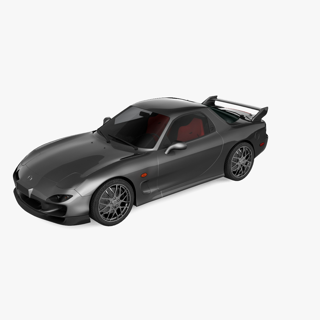 3ds max realistic mazda rx7