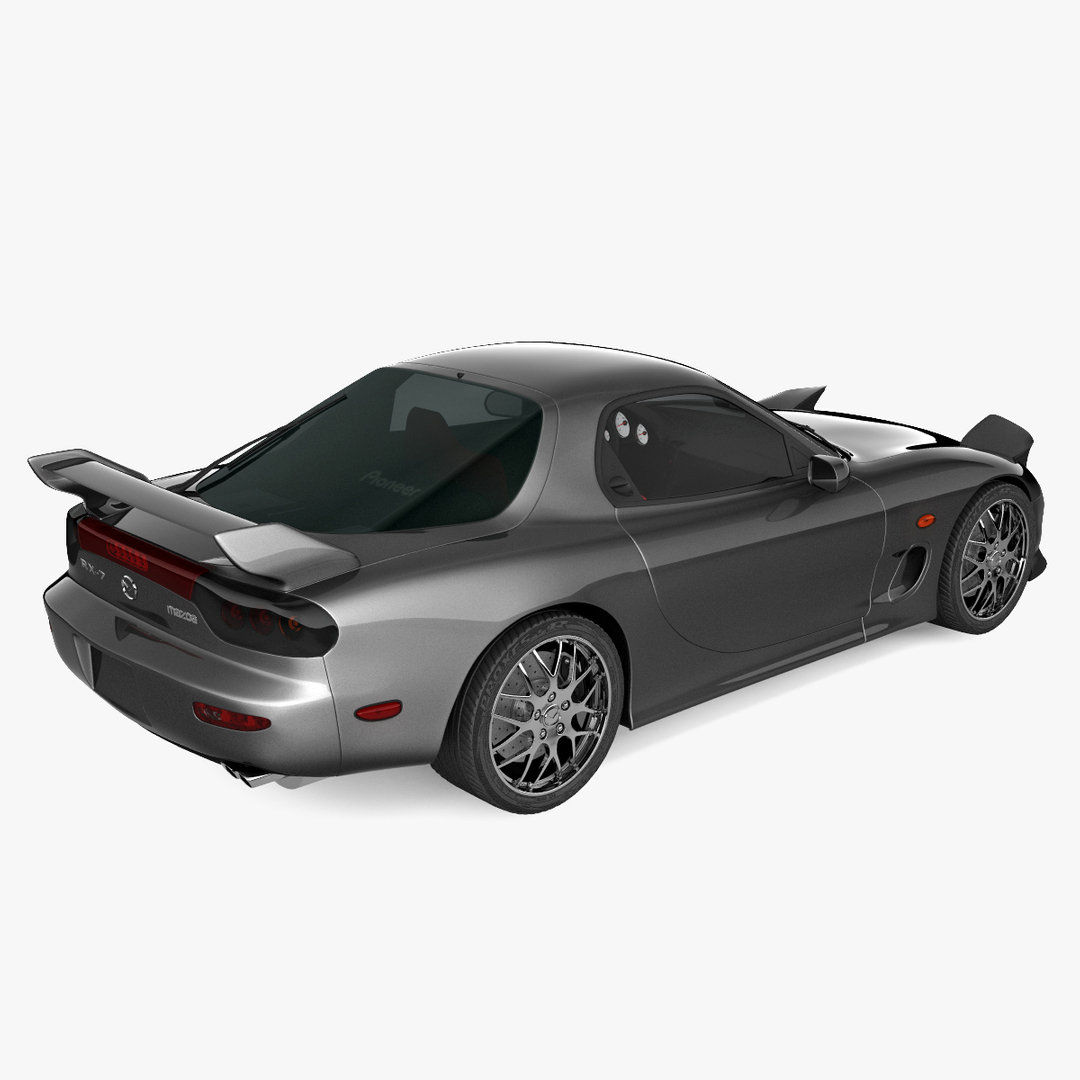 3ds max realistic mazda rx7