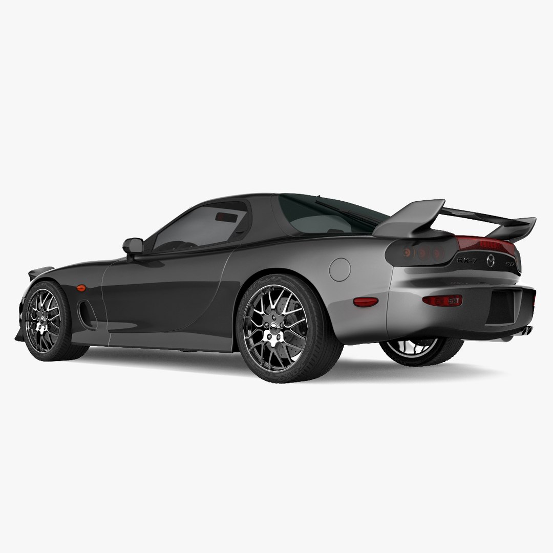 3ds max realistic mazda rx7