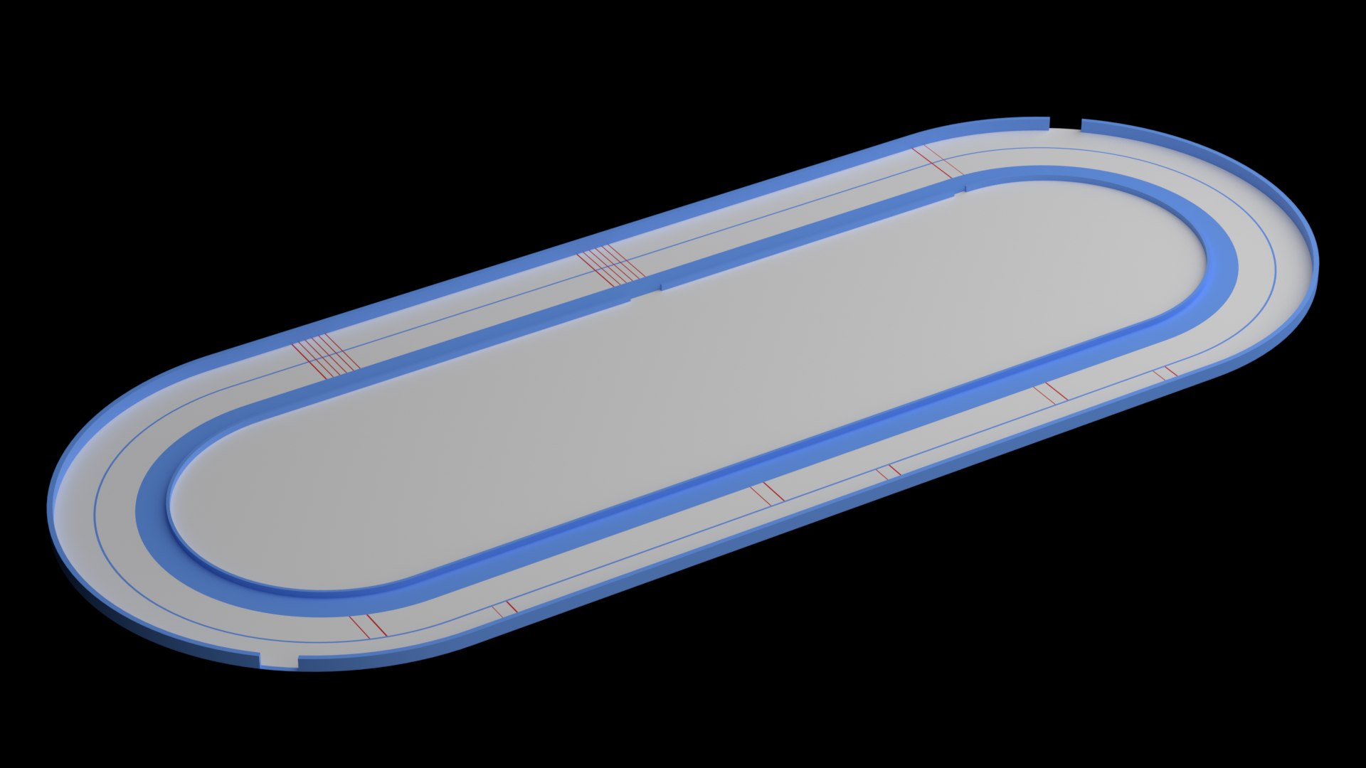 Speed Skating Rink 3D Model - TurboSquid 1835328