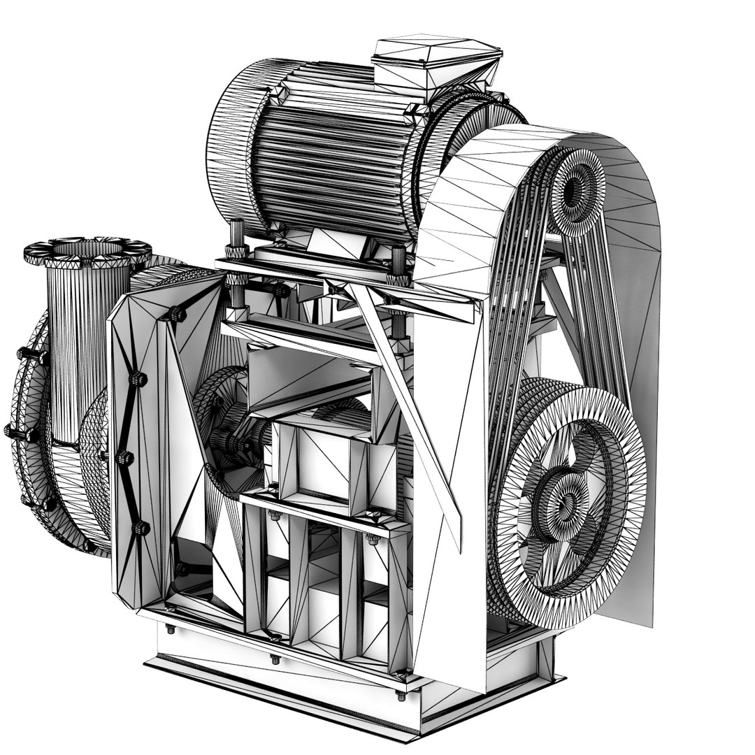 3d centrifugal pump model