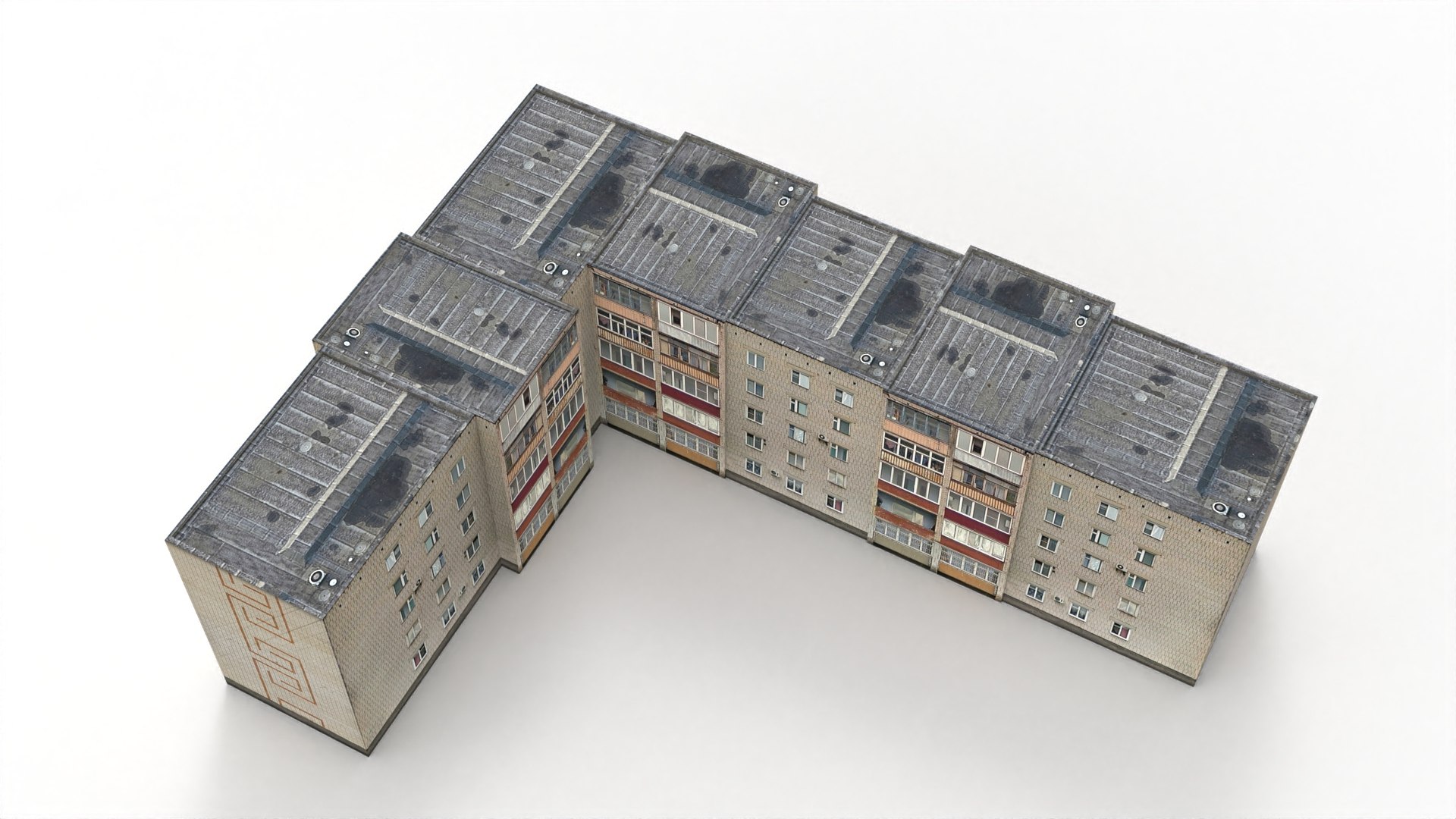 3D Residential Five-storey House Model - TurboSquid 1814275