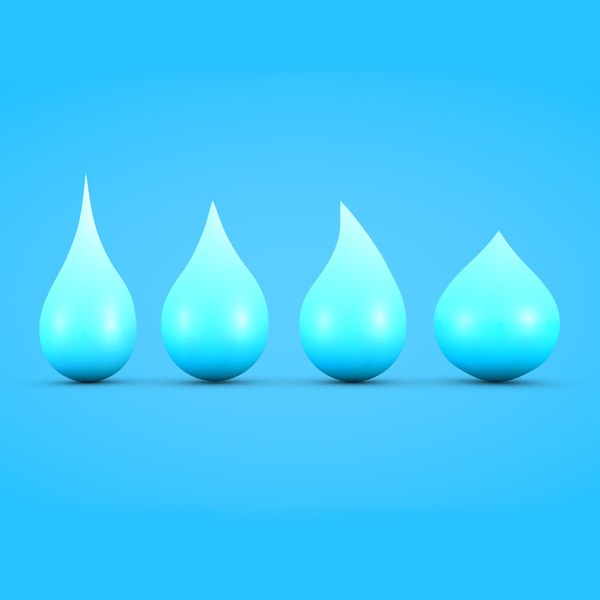 3D модель Water Drops - TurboSquid 1992591