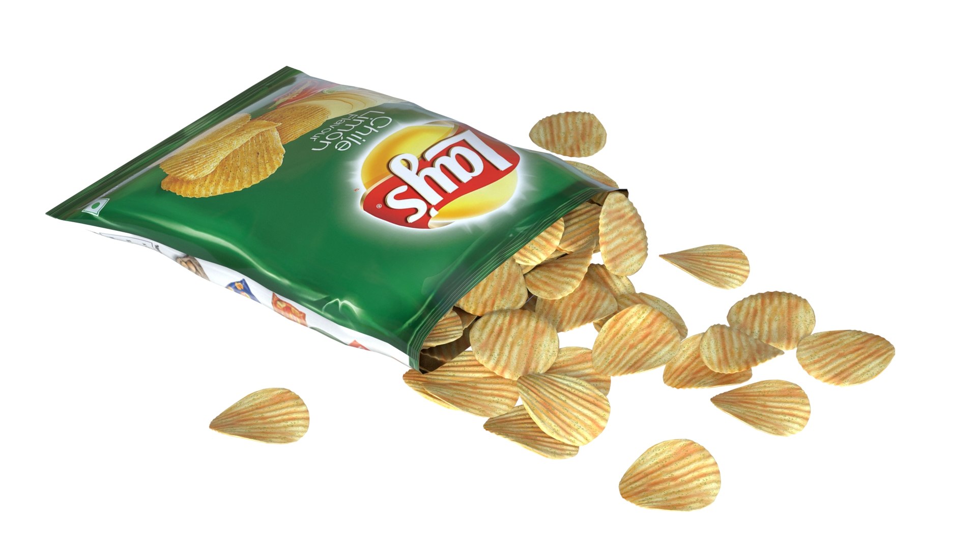 3D Lays Chili Lemon Model - TurboSquid 2370521