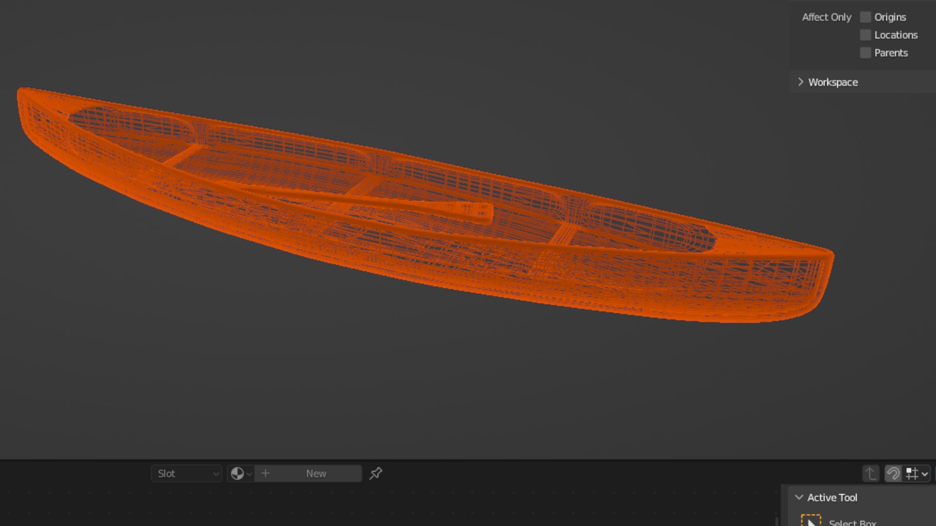 WOODEN CANOE 3D Model - TurboSquid 2095393