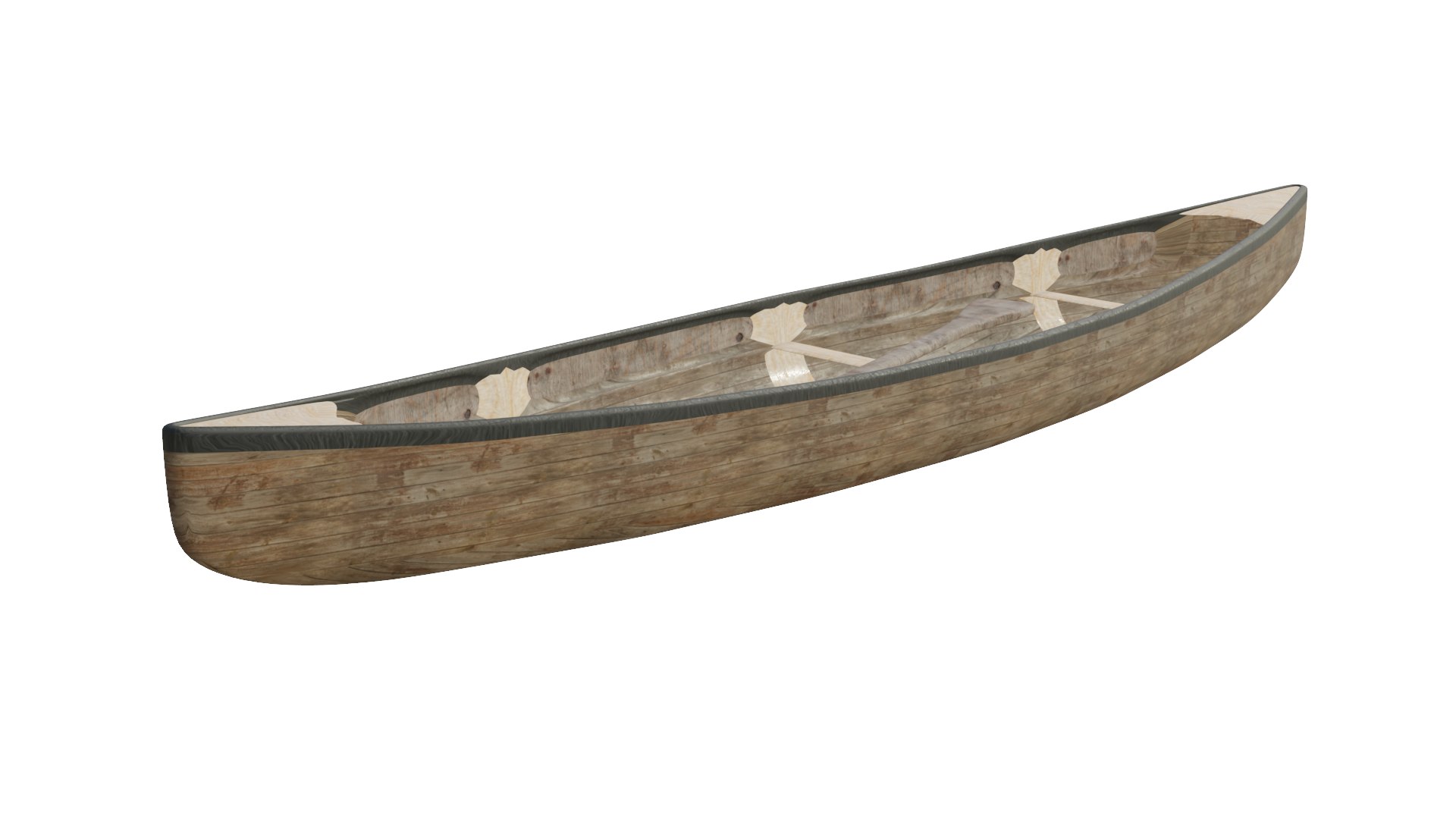 WOODEN CANOE 3D Model - TurboSquid 2095393