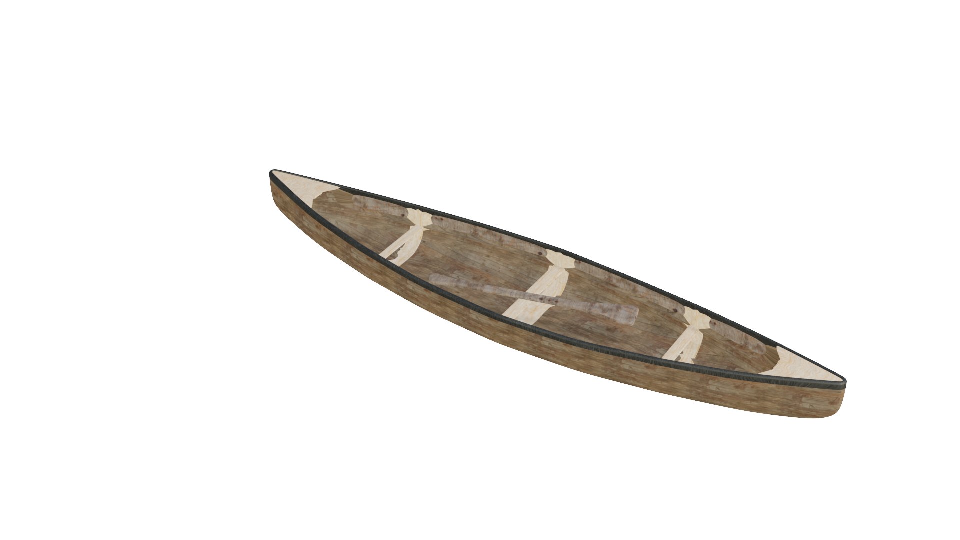 WOODEN CANOE 3D Model - TurboSquid 2095393