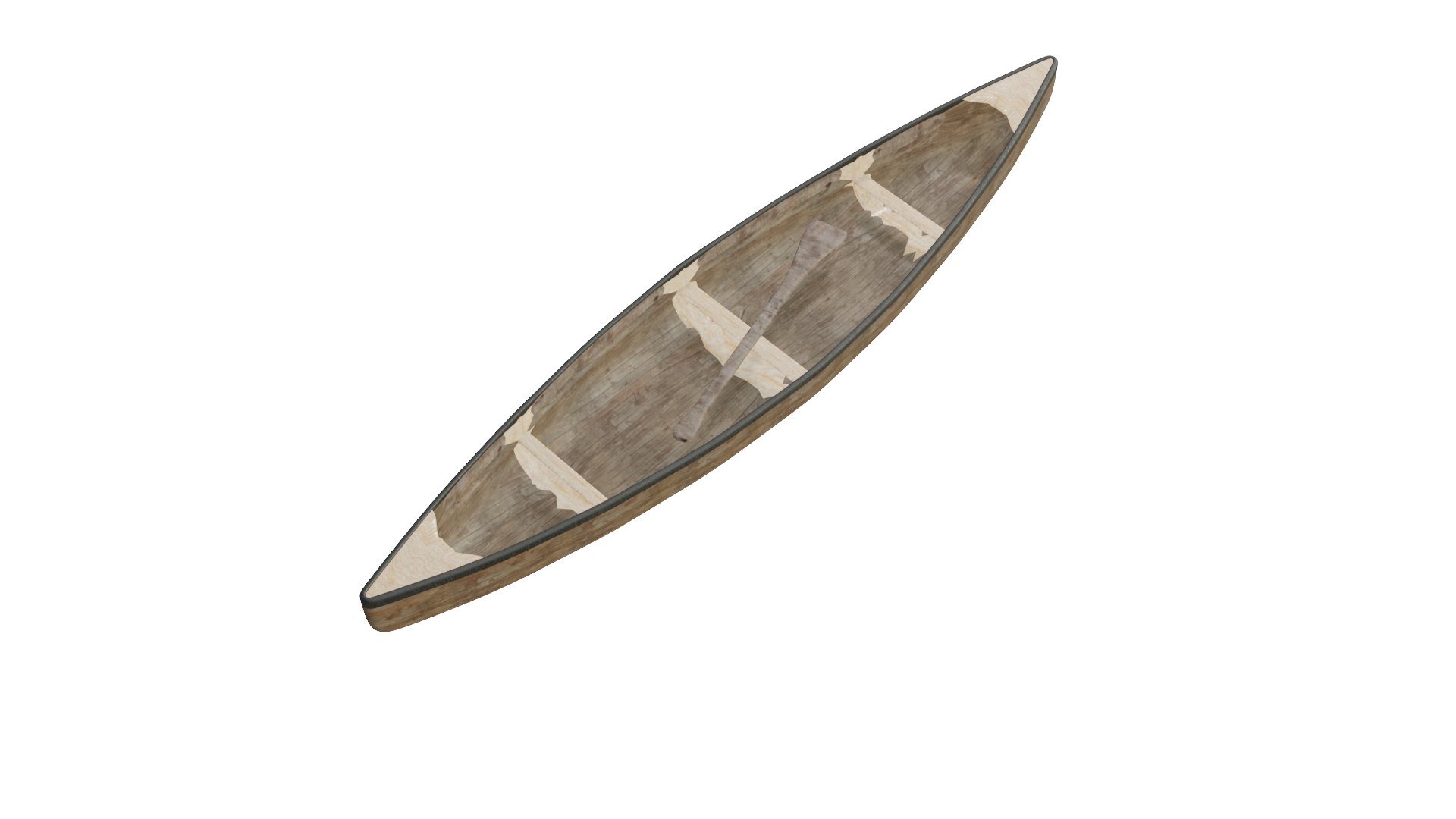 WOODEN CANOE 3D Model - TurboSquid 2095393