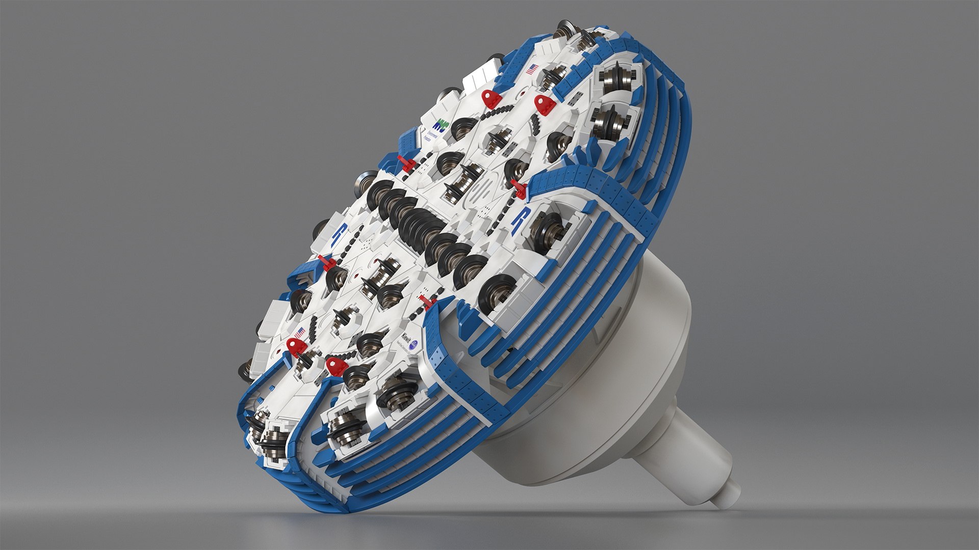 3D Cutterhead Tunnel Machine - TurboSquid 1434238
