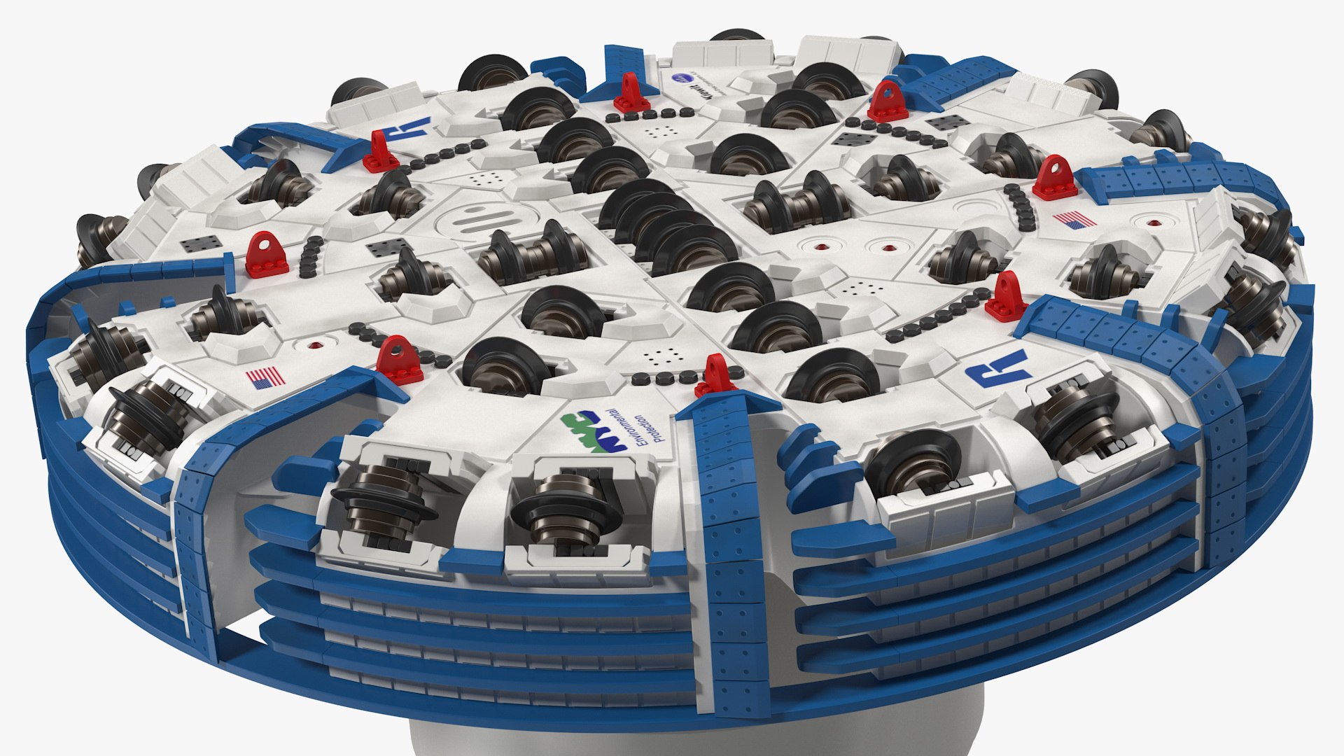 3D Cutterhead Tunnel Machine - TurboSquid 1434238