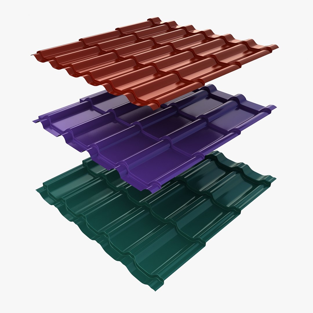 3 metal roofing 3d 3ds
