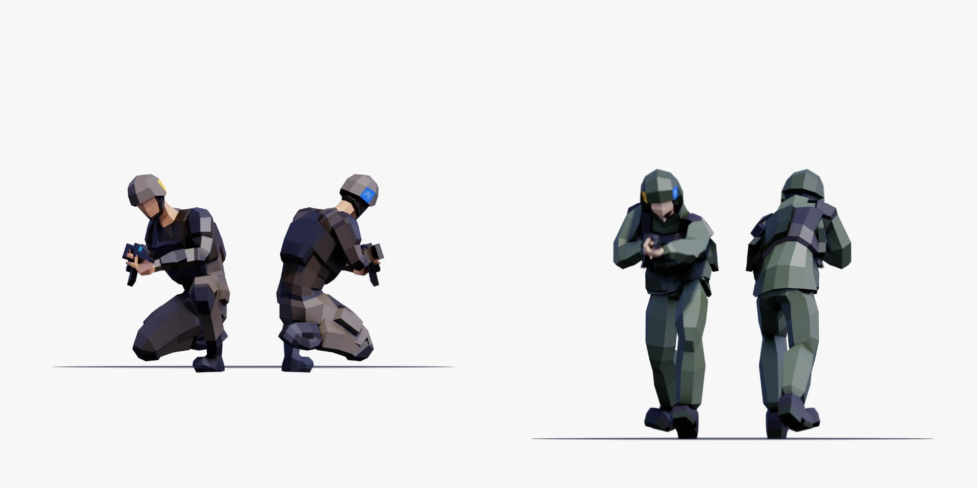 3D Special Forces Soldiers - Rigged And Animated - TurboSquid 2054914