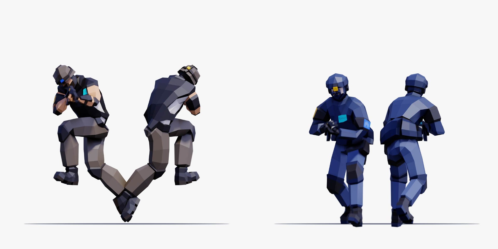 3D Special Forces Soldiers - Rigged And Animated - TurboSquid 2054914