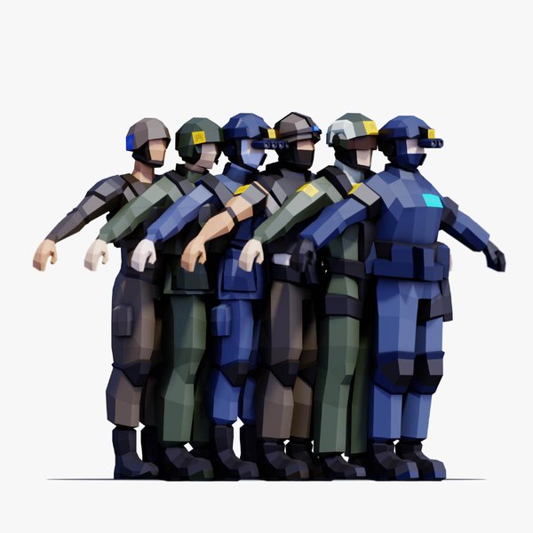 3D Ground Force Soldiers - Rigged and Animated - TurboSquid 2054920
