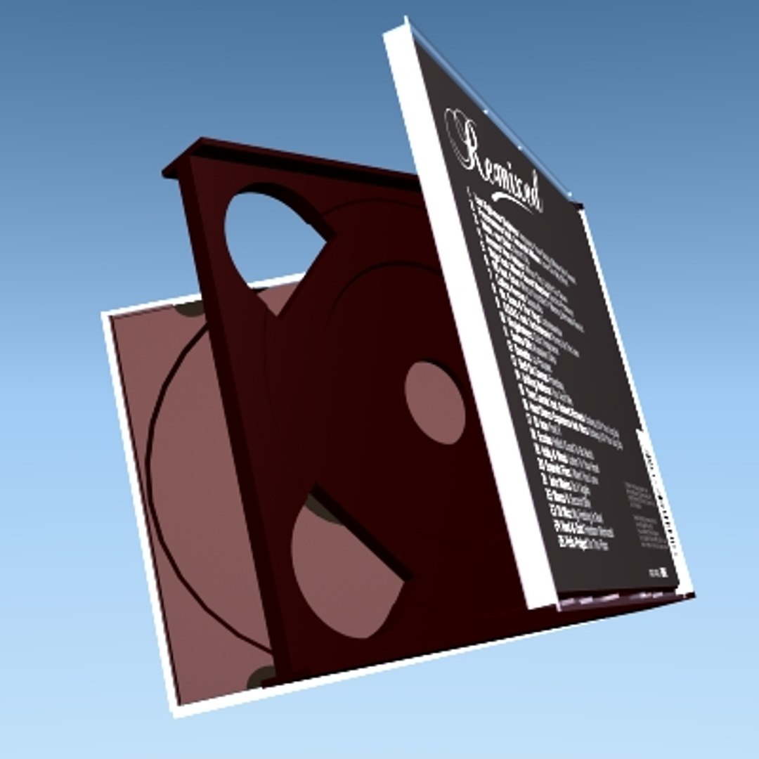 3d Double Cd Box Model