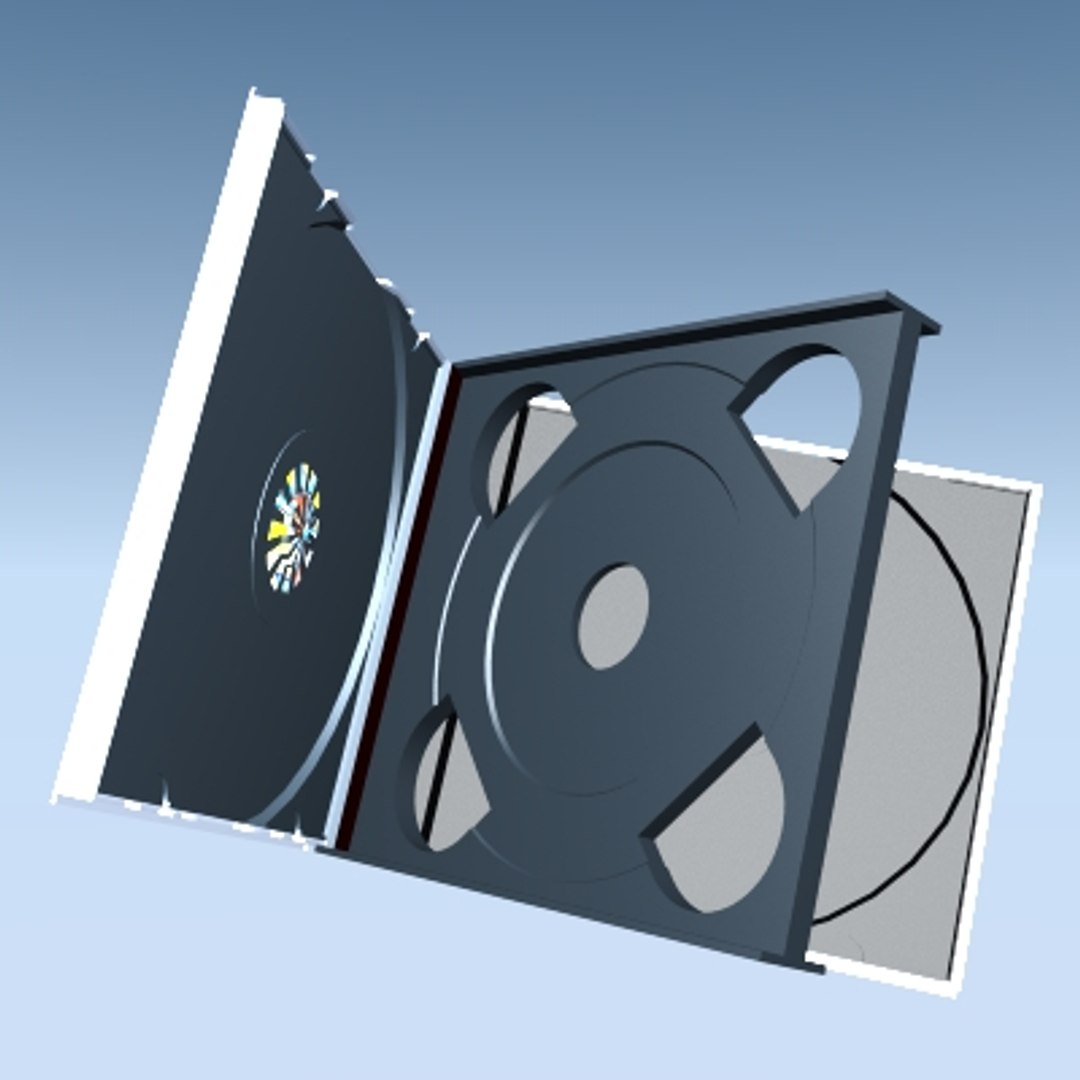 3d Double Cd Box Model