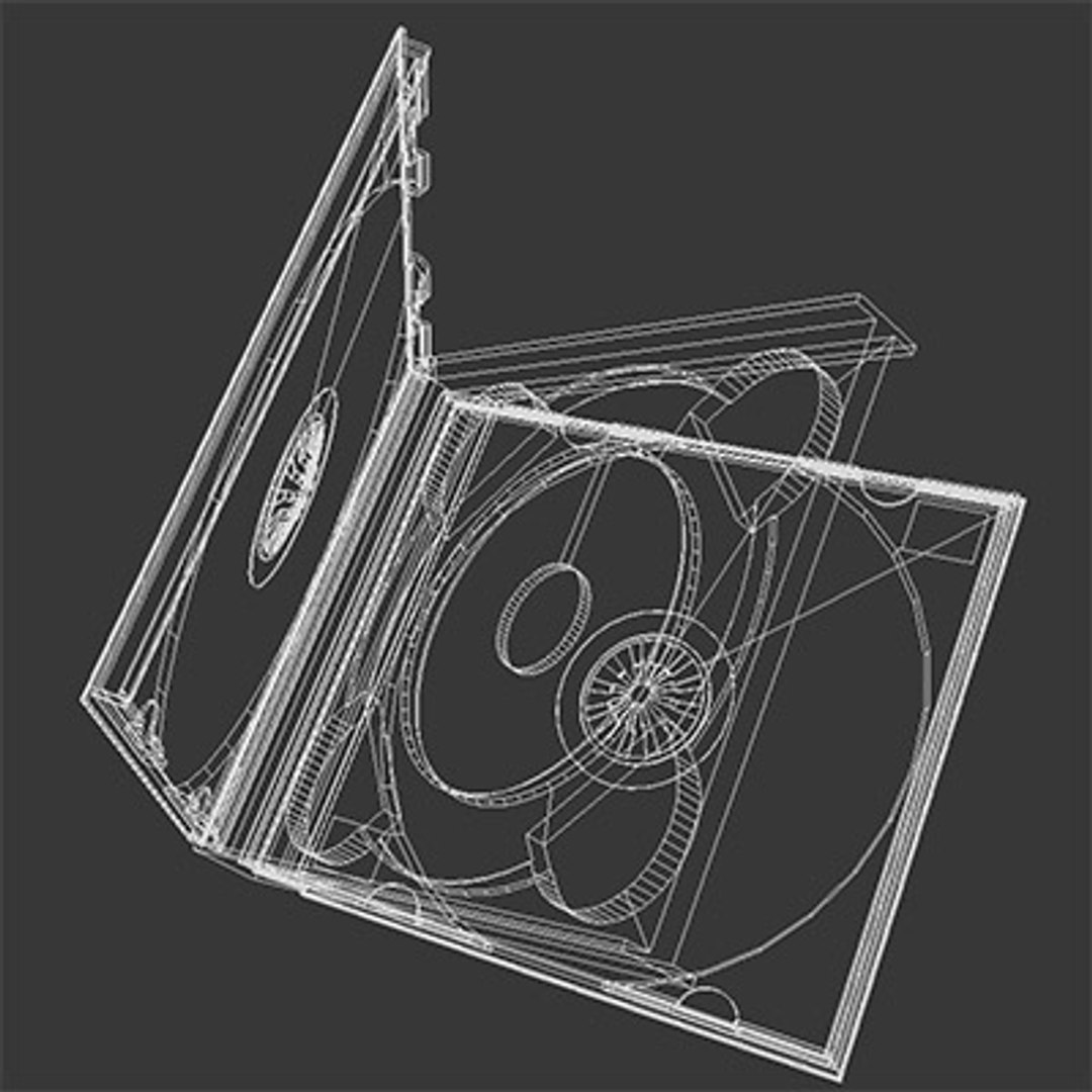 3d Double Cd Box Model
